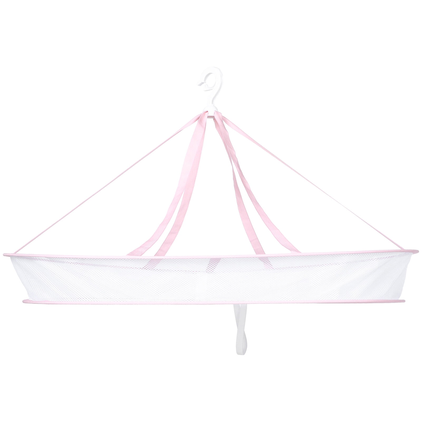 NIAIZEK Clothes Drying Hanger Container Clothes Drying Basket Pink ...