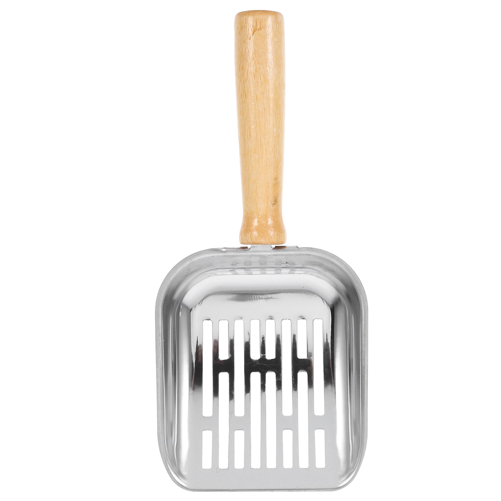 NIAIZEK Compact Stainless Steel Cat Scooper, Durable, Flat Head, for ...