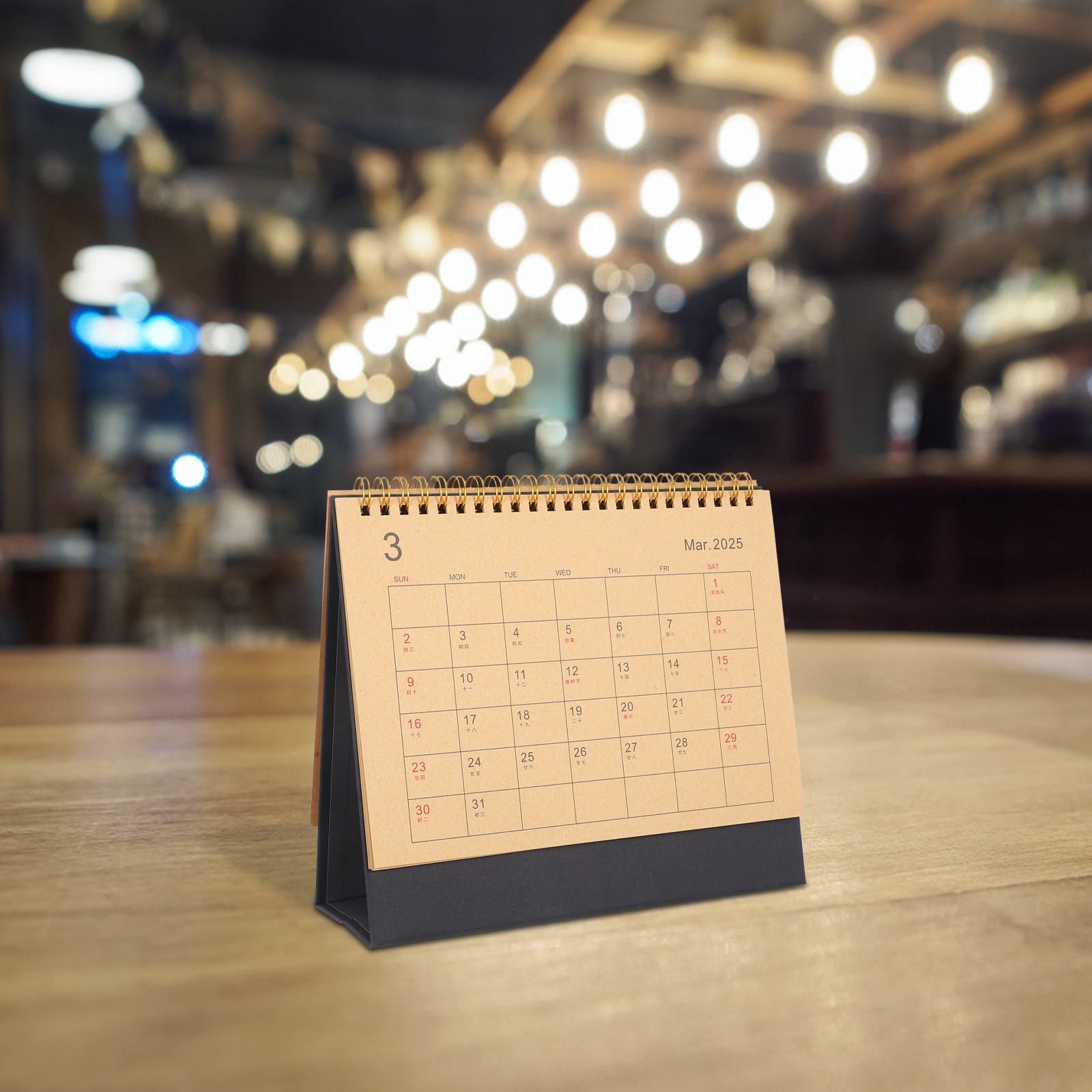 NIAIZEK 2024-2025 Desk Calendar with Smooth Writing Paper, Minimalist ...