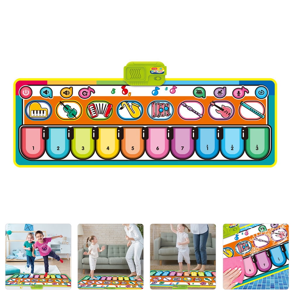 NIAIZEK Indoor Play Musical Keyboard Playmat For Babies 1Pack 43X14X0 ...