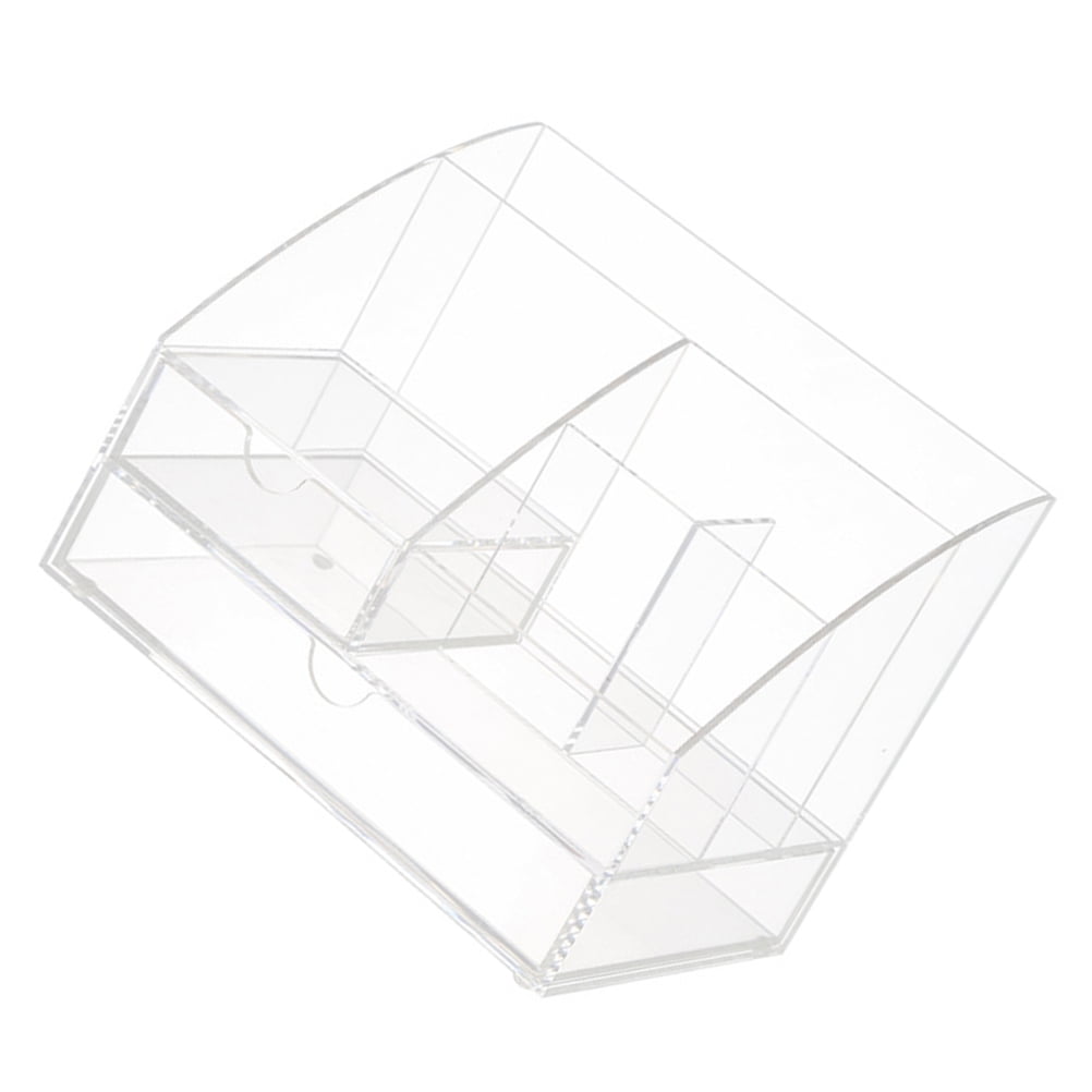 NIAIZEK Pen Holder Storage Box Stationery Sorting Clutter Transparent ...