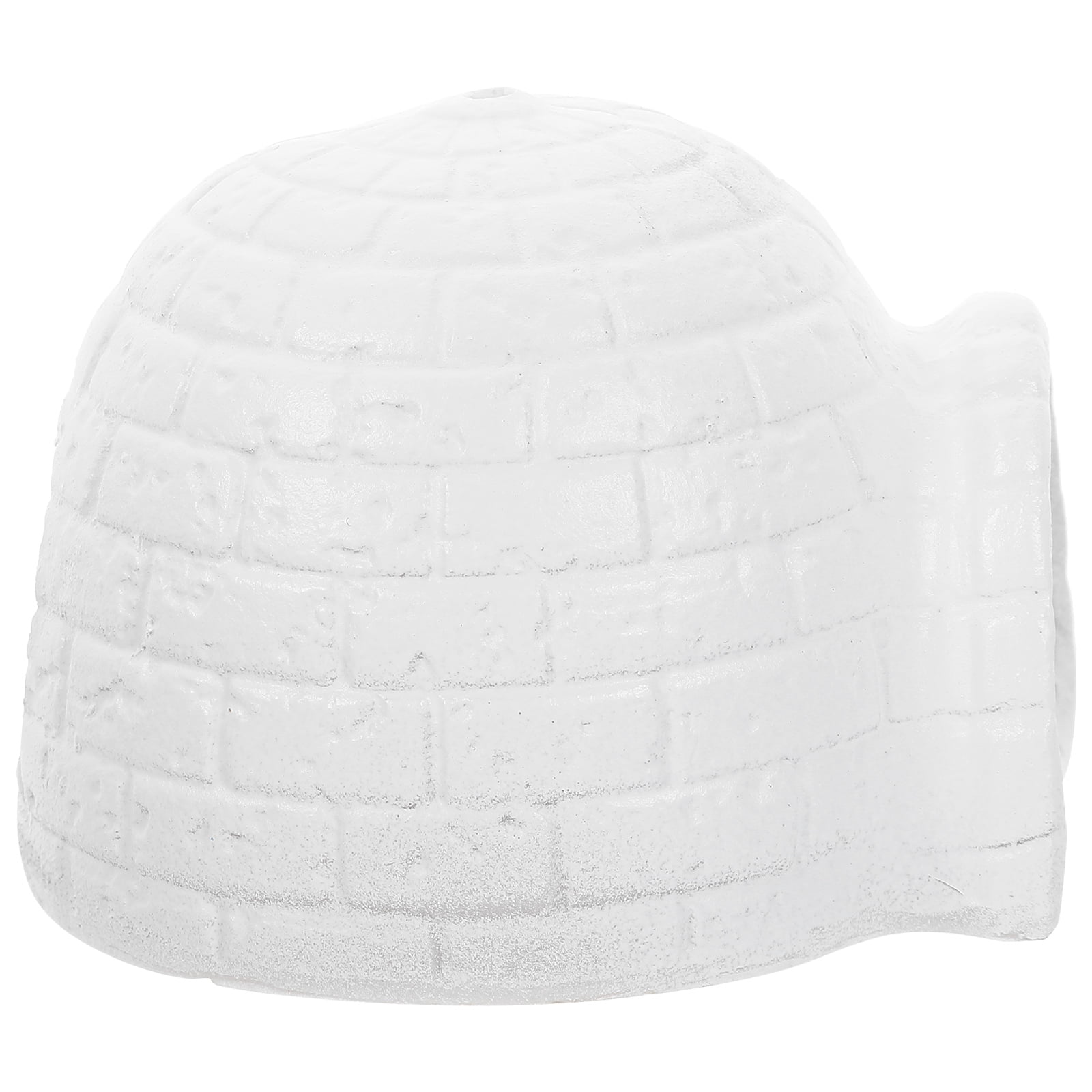 NIAIZEK Igloo Model Fish Tank Decorations Hideout Resin White 1Pcs ...