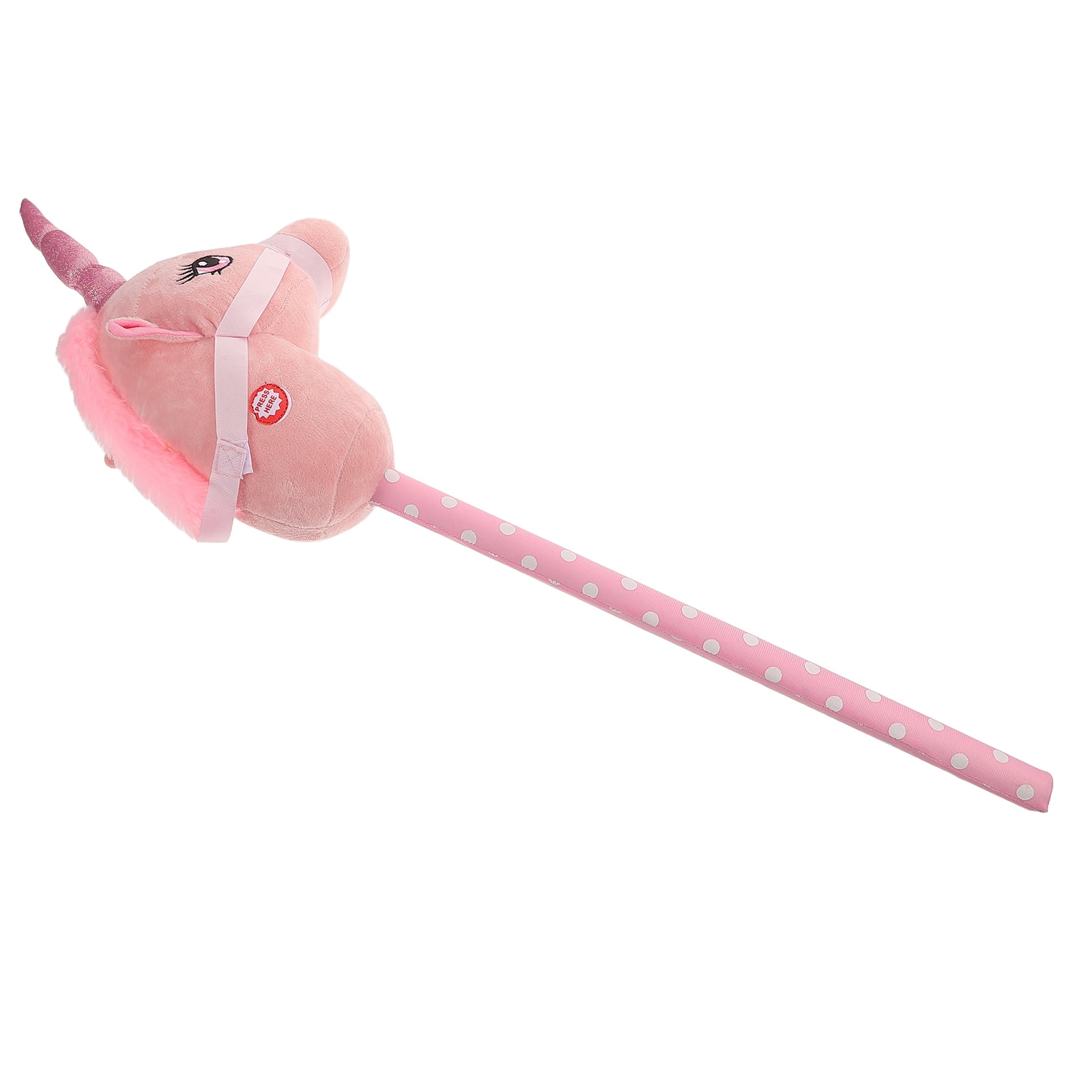 NIAIZEK Plush Stick Horse Toy for Kids, Fun Pretend Play Party ...