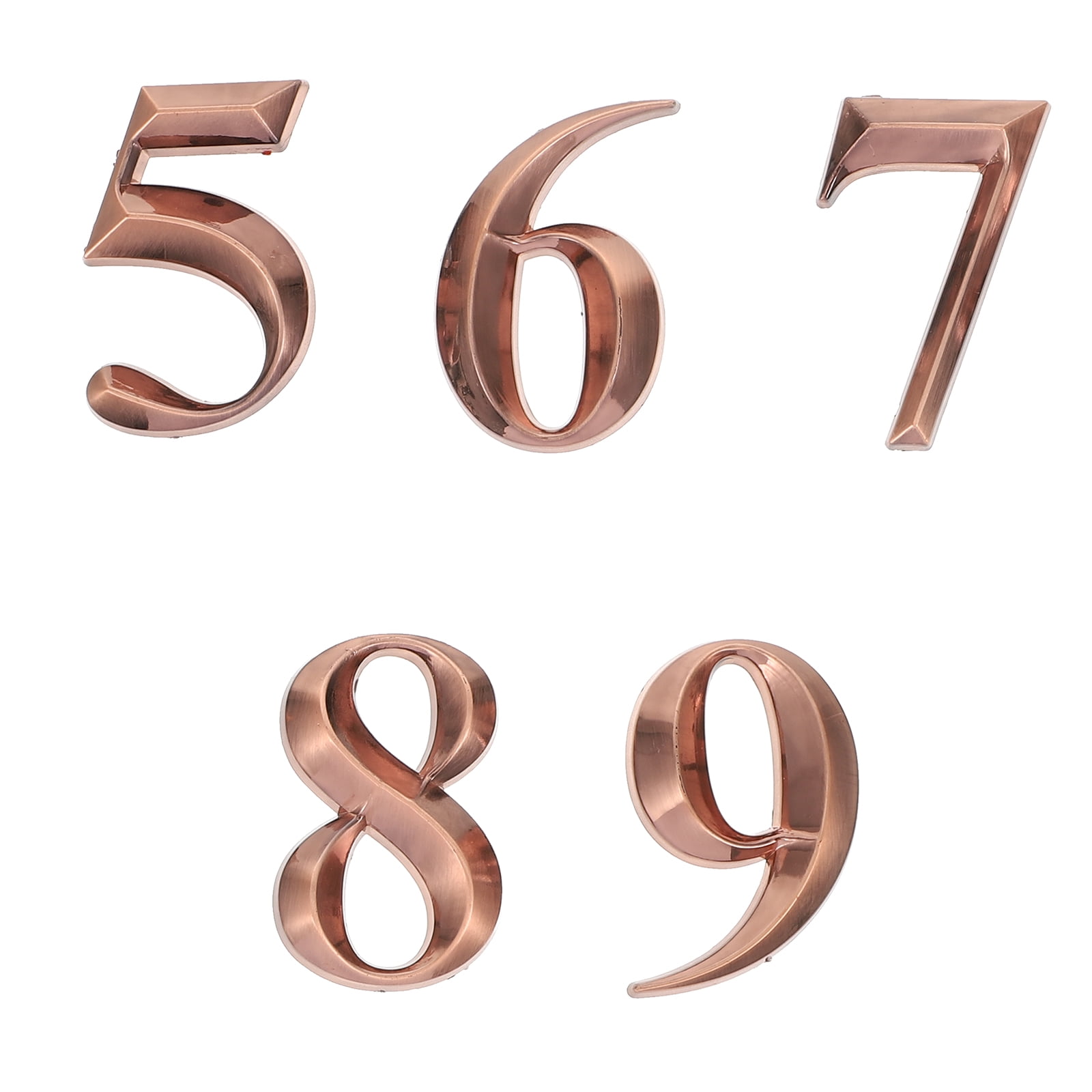 NIAIZEK Street Number Signs for House Adhesive Stickers 3D Numbers ...