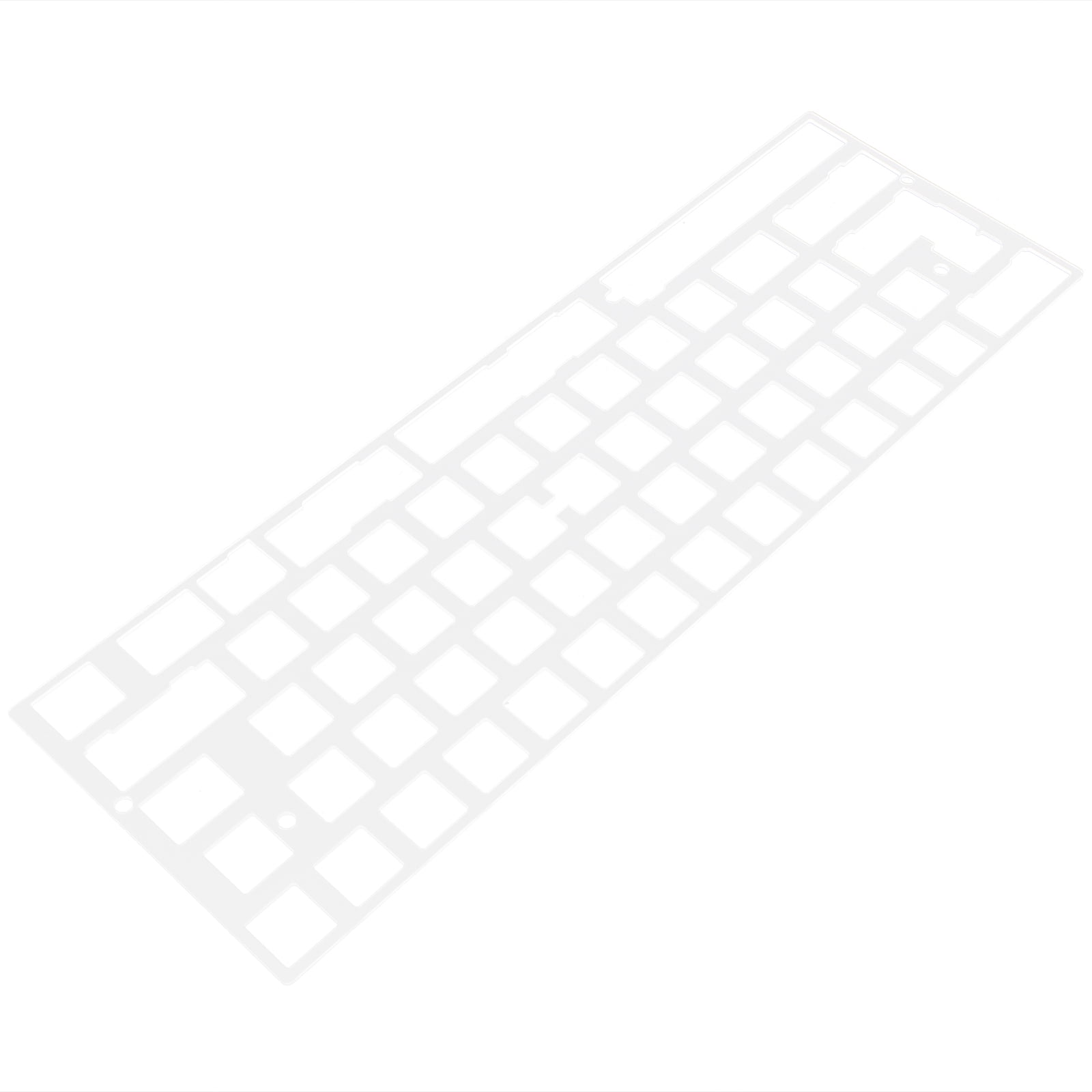 NIAIZEK Transparent Positioning Plate for Mechanical Keyboards Flat ...