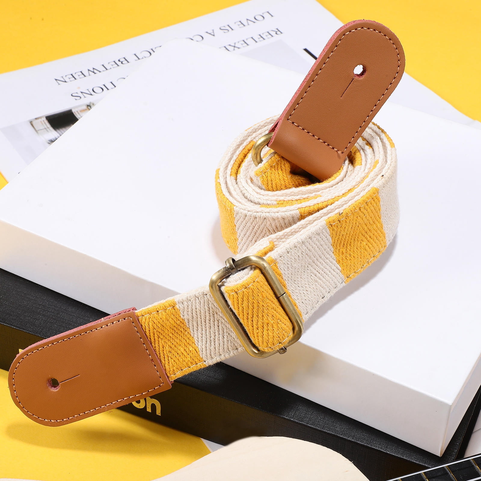 NIAIZEK Ukulele Shoulder Strap Adjustable for All Types Assorted Color ...