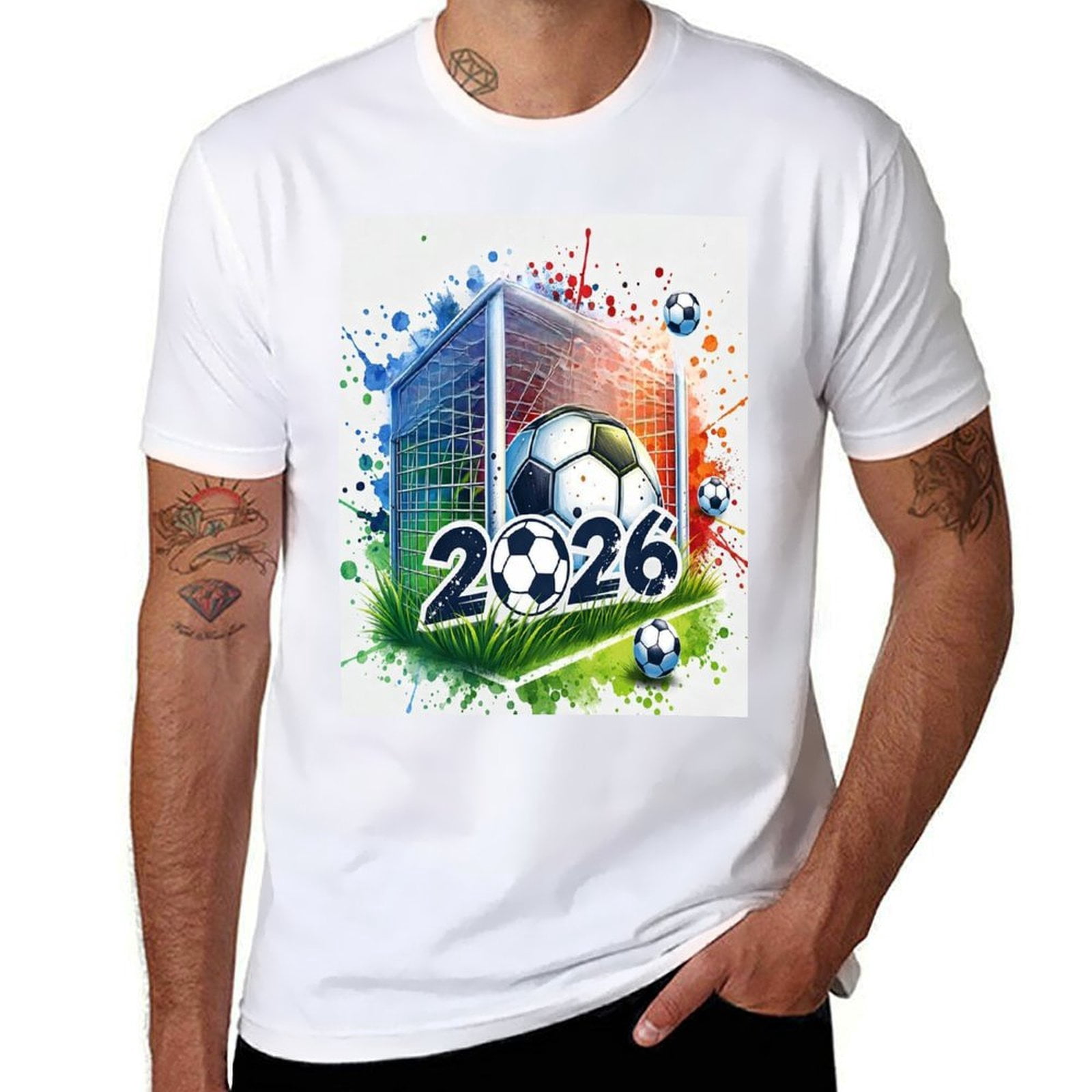 NIANHE 2026 Goal Moment Graphic Tees, T Shirt, Size S - 5XL, Soft Clear ...