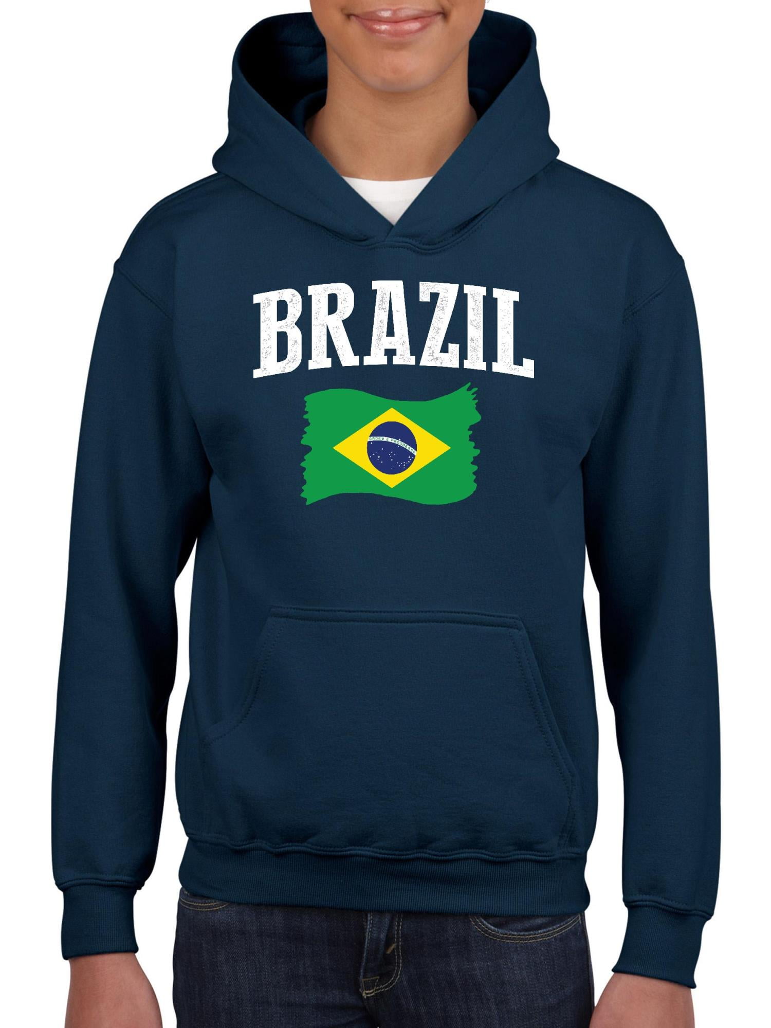 NIB - Big Boys Hoodies and Sweatshirts - Brazil - Walmart.com