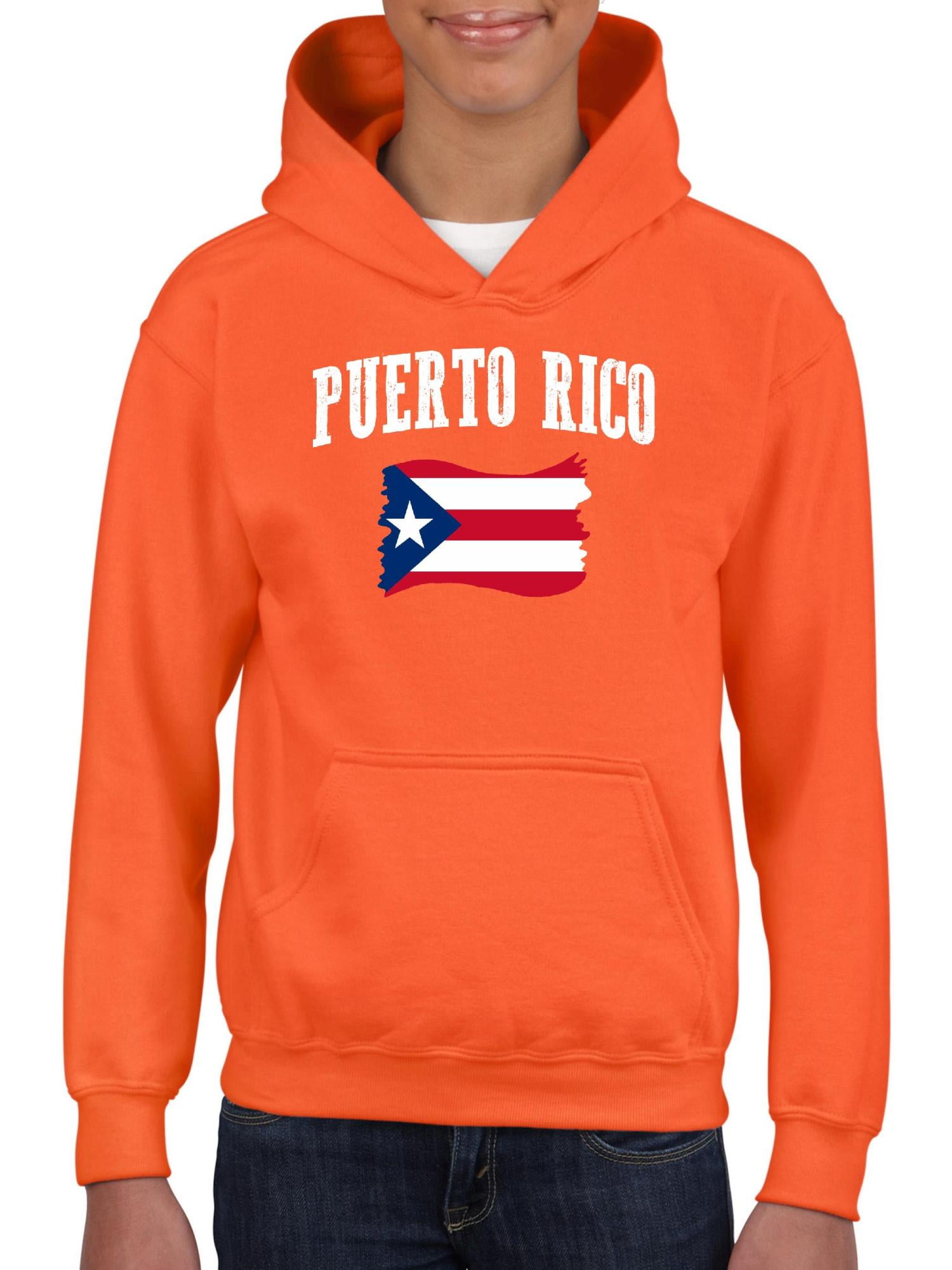 NIB - Big Girls Hoodies and Sweatshirts - Puerto Rico Flag - Walmart.com
