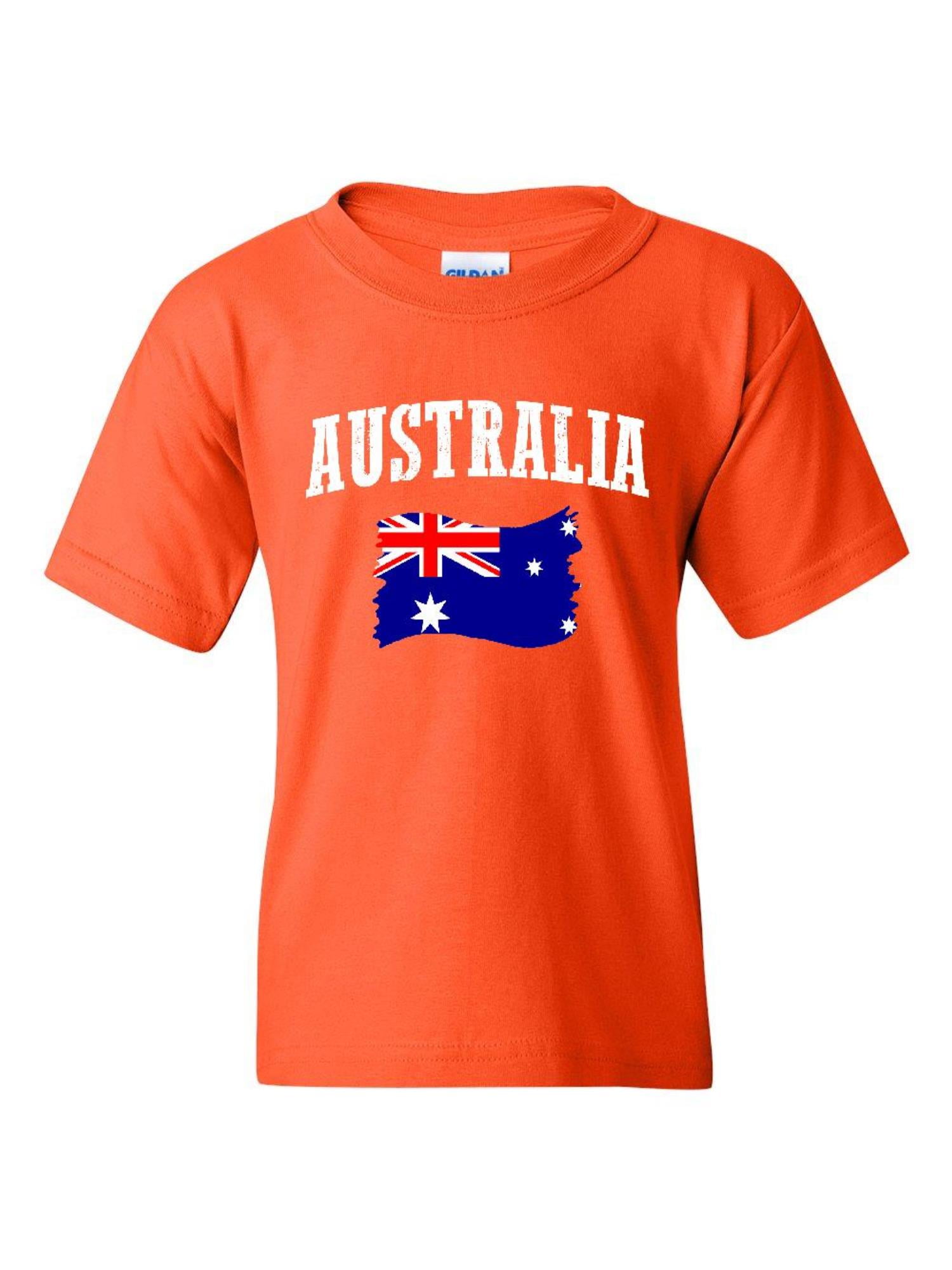 NIB - Big Girls T-Shirts and Tank Tops - Australia Flag - Walmart.com
