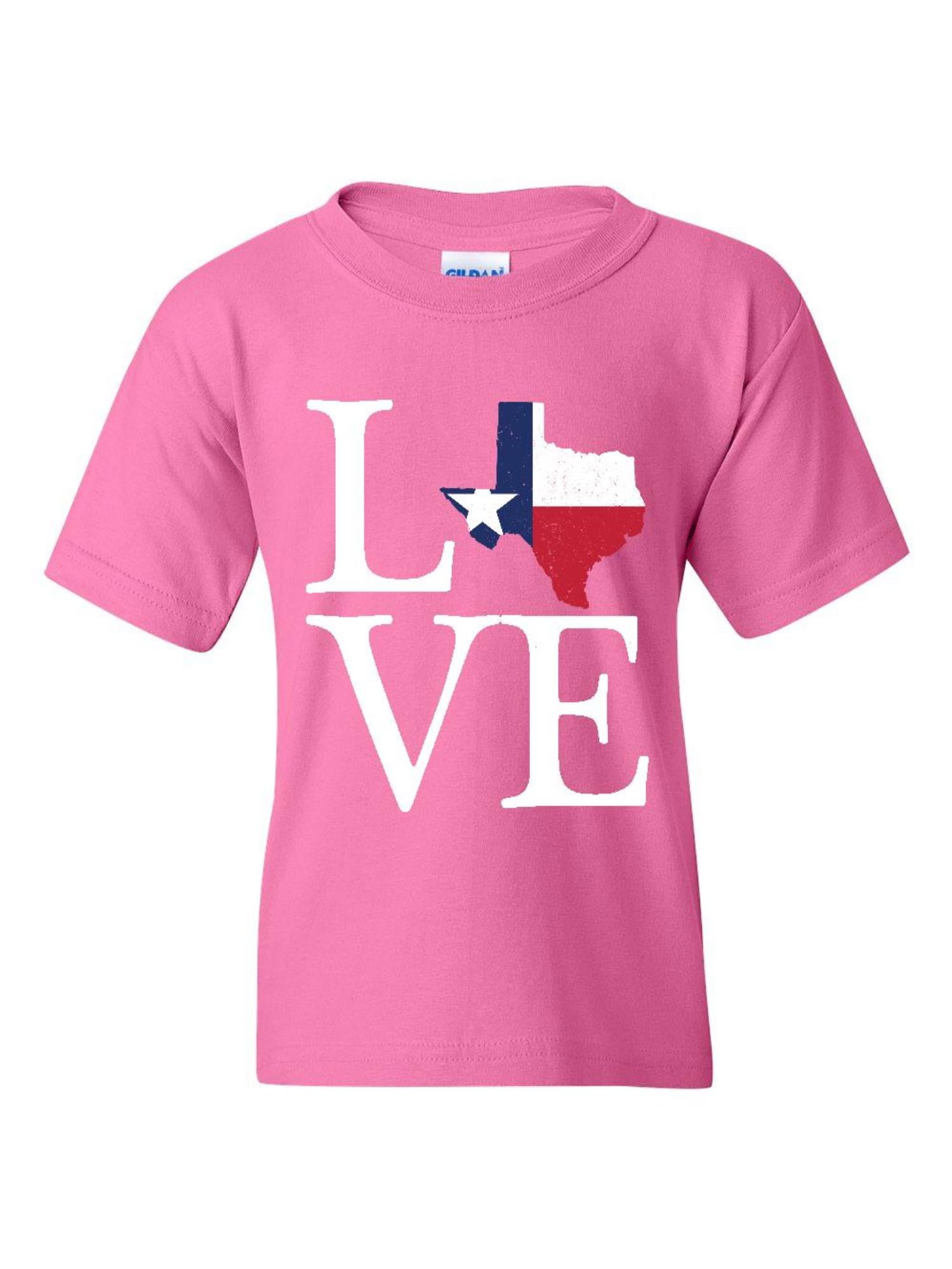 NIB - Big Girls T-Shirts and Tank Tops - Texas Flag - Walmart.com