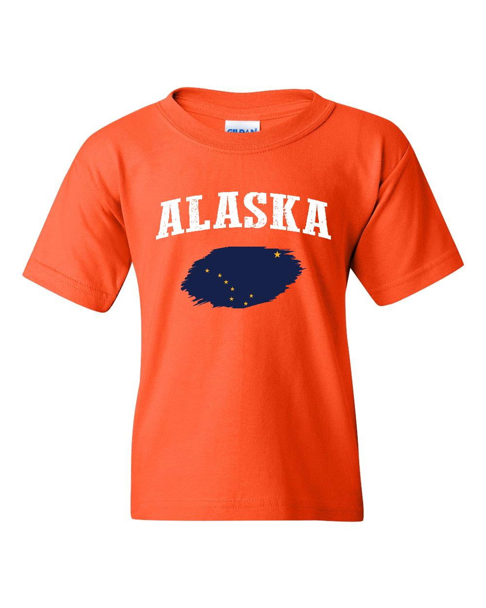 NIB - Big Girls T-Shirts and Tank Tops - Alaska Flag - Walmart.com