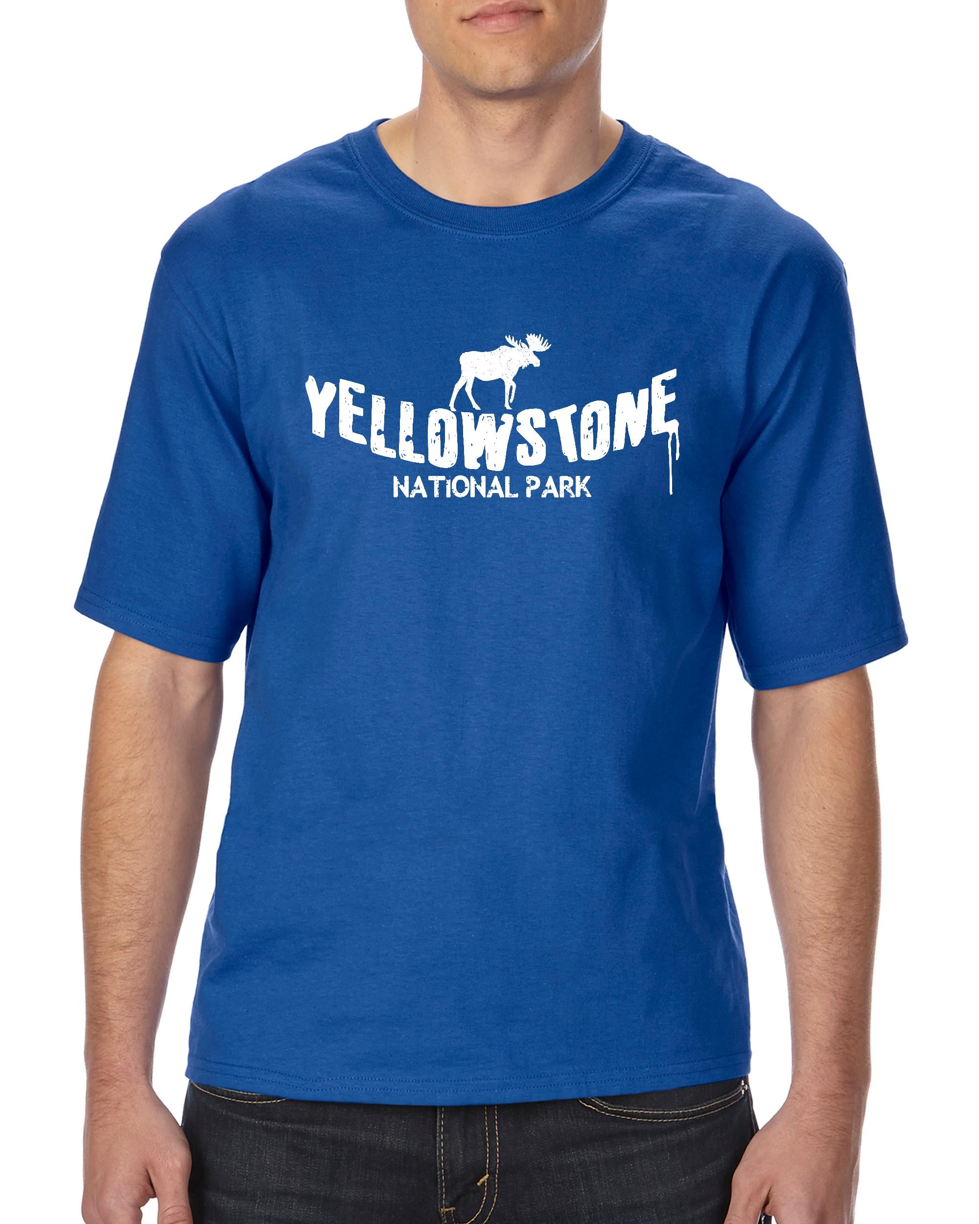 NIB - Big Men's T-Shirt - National Park Yellowstone - Walmart.com