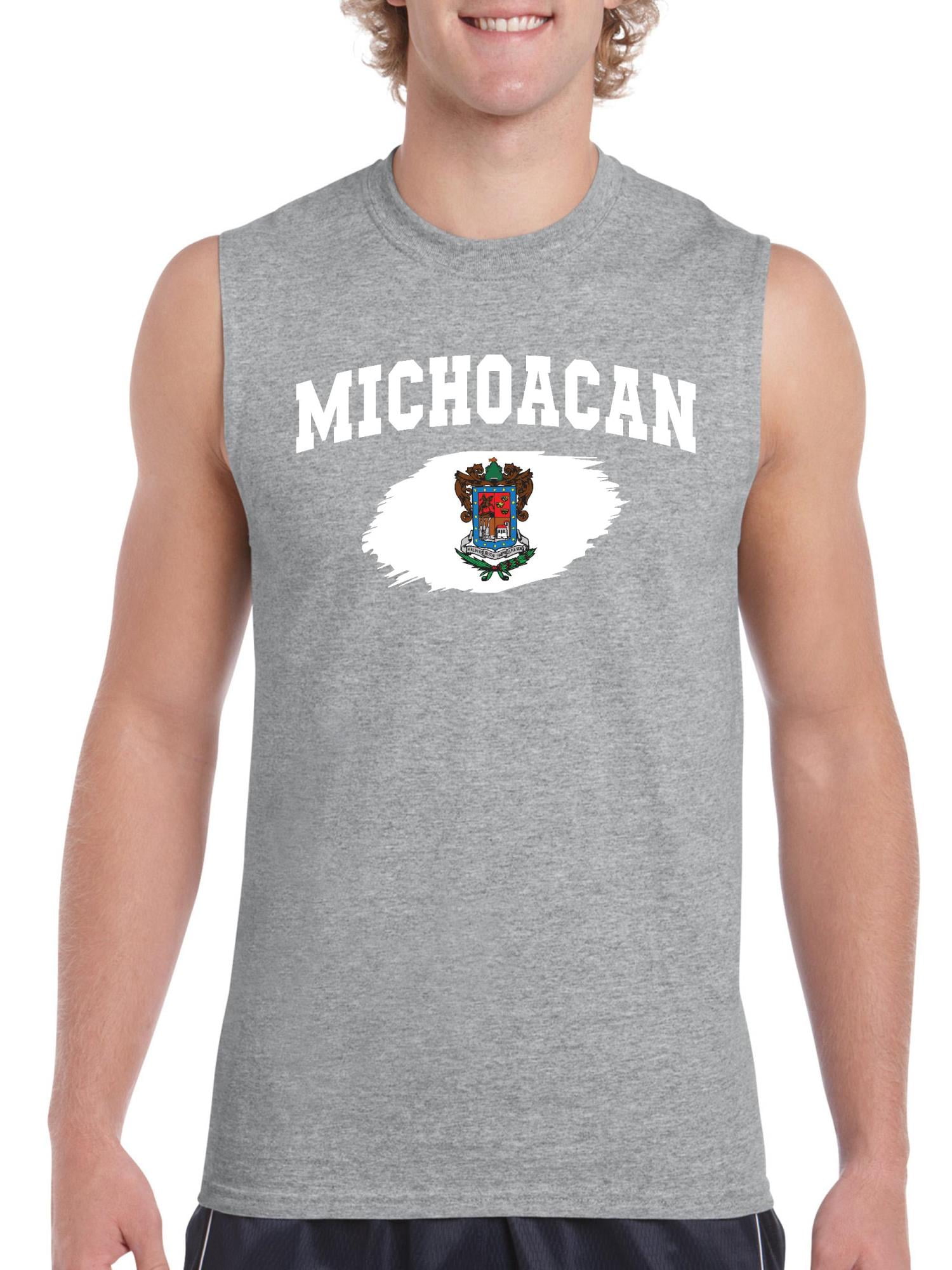 NIB - Men's Graphic T-Shirt Sleeveless - Mexico Michoacan - Walmart.com