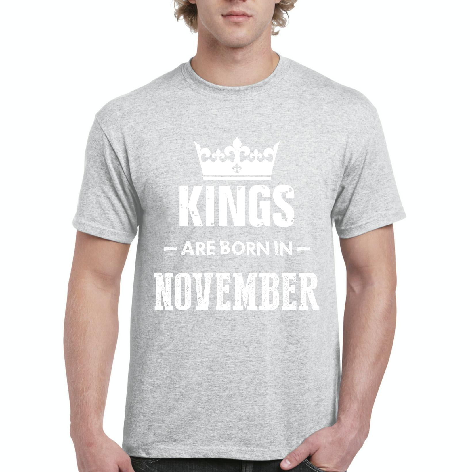 NIB - Men's T-Shirt Short Sleeve - Birthday Gift Kings Are Born In ...