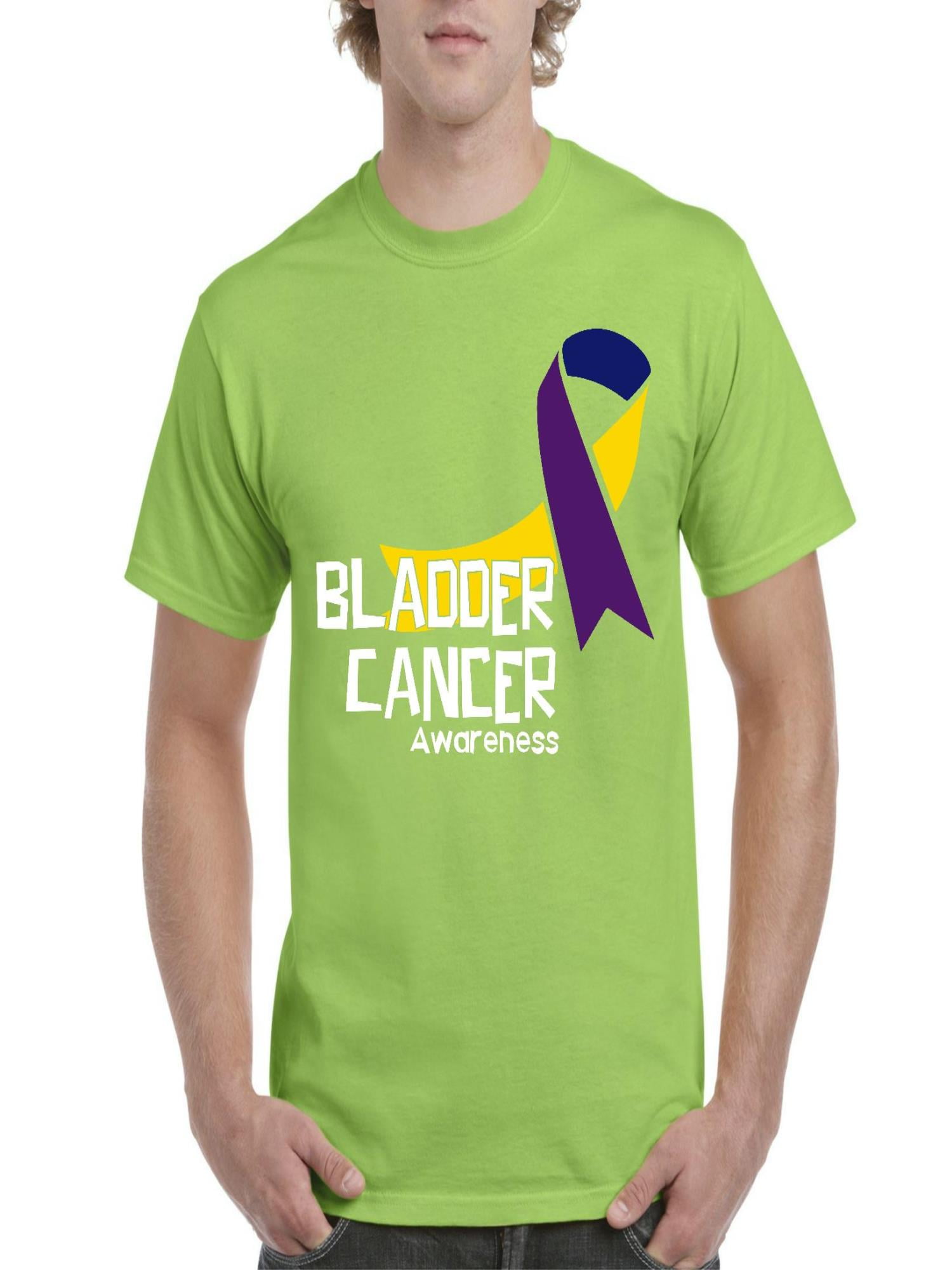 NIB - Men's T-Shirt Short Sleeve - Bladder Cancer - Walmart.com