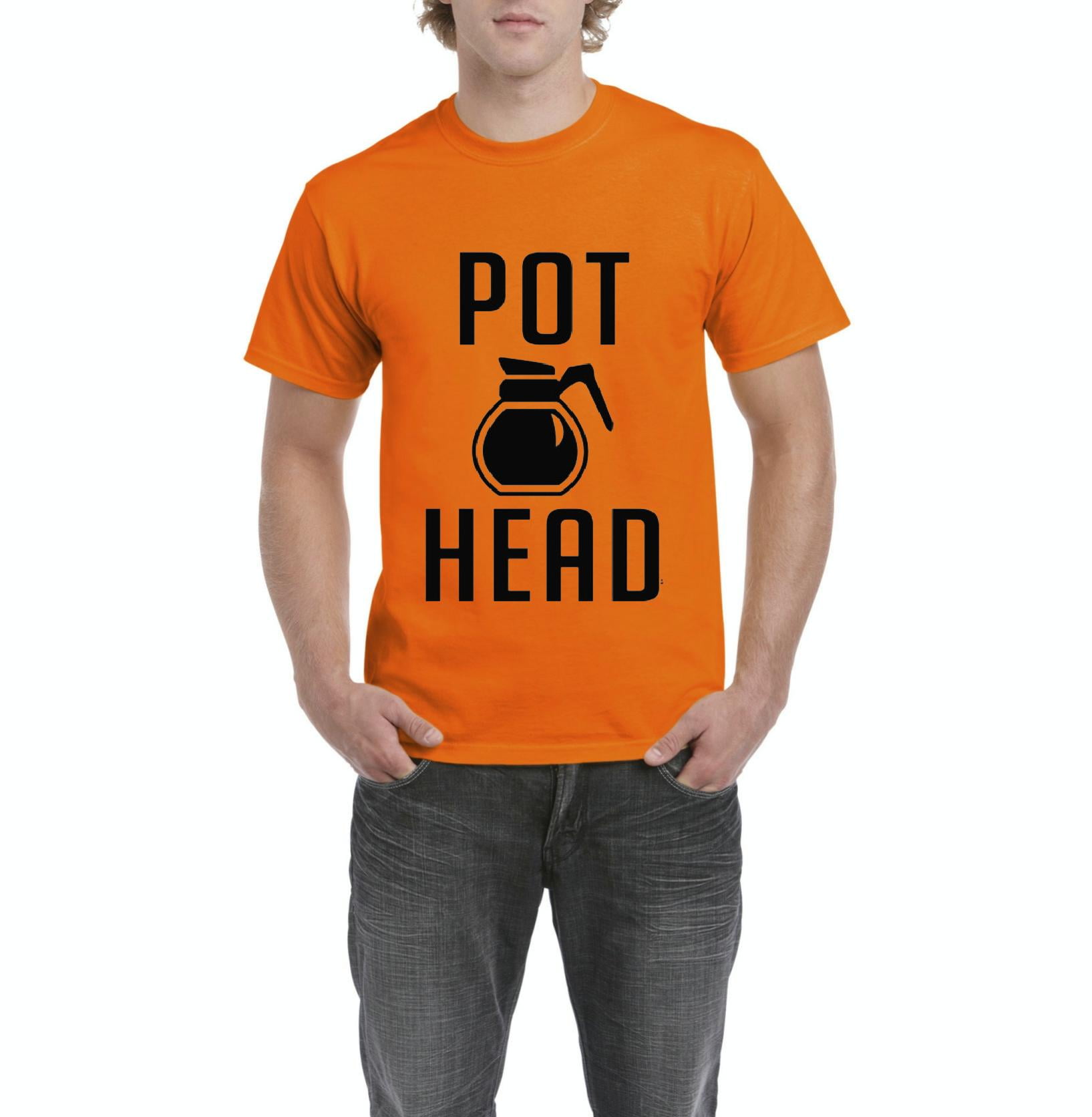 NIB - Men's T-Shirt Short Sleeve - Coffee Pot Head - Walmart.com