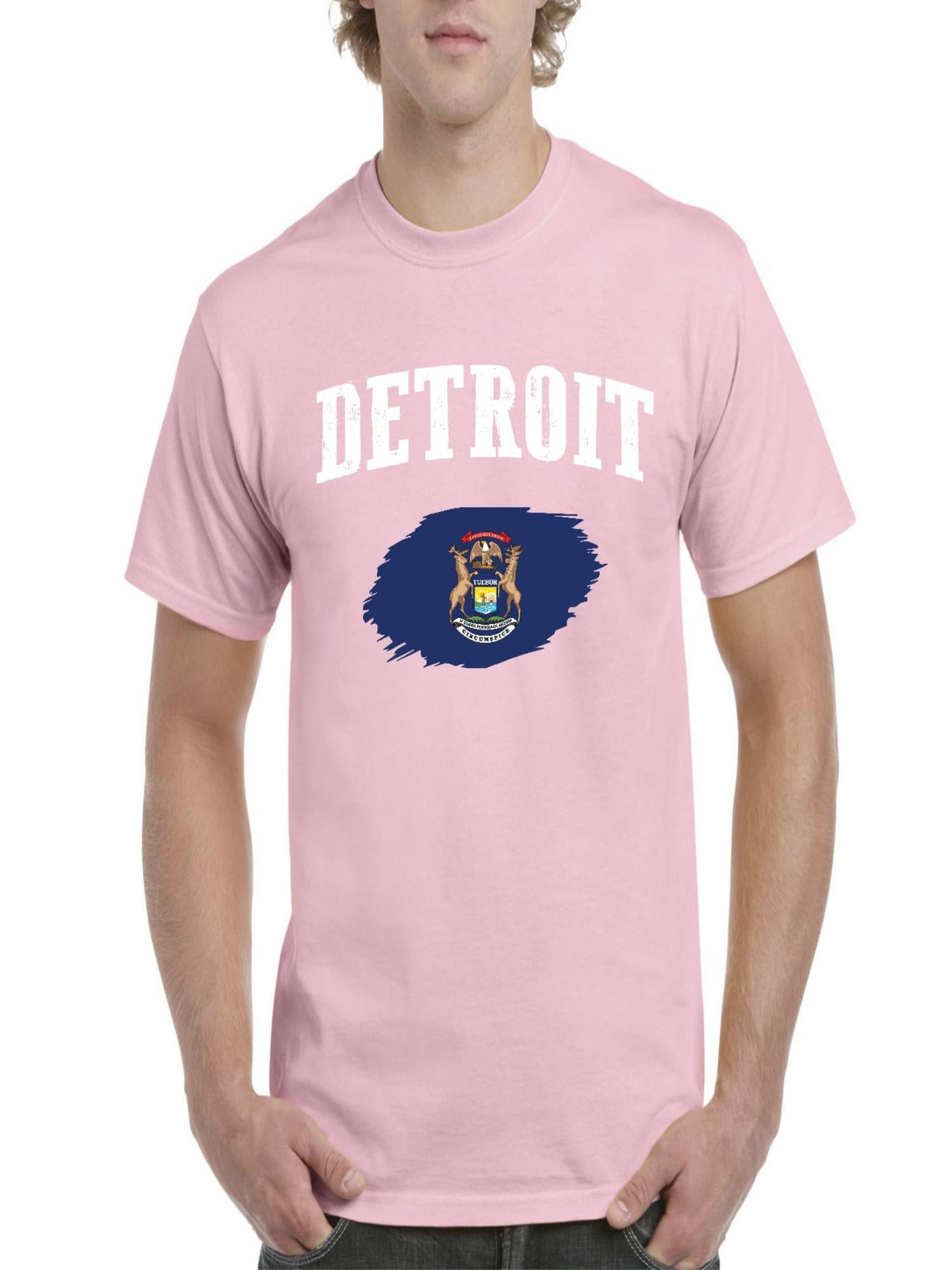 NIB - Men's T-Shirt Short Sleeve - Detroit - Walmart.com