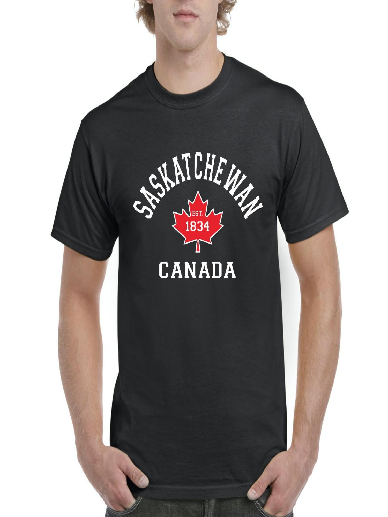 NIB - Men's T-Shirt Short Sleeve - Saskatchewan Canada - Walmart.com