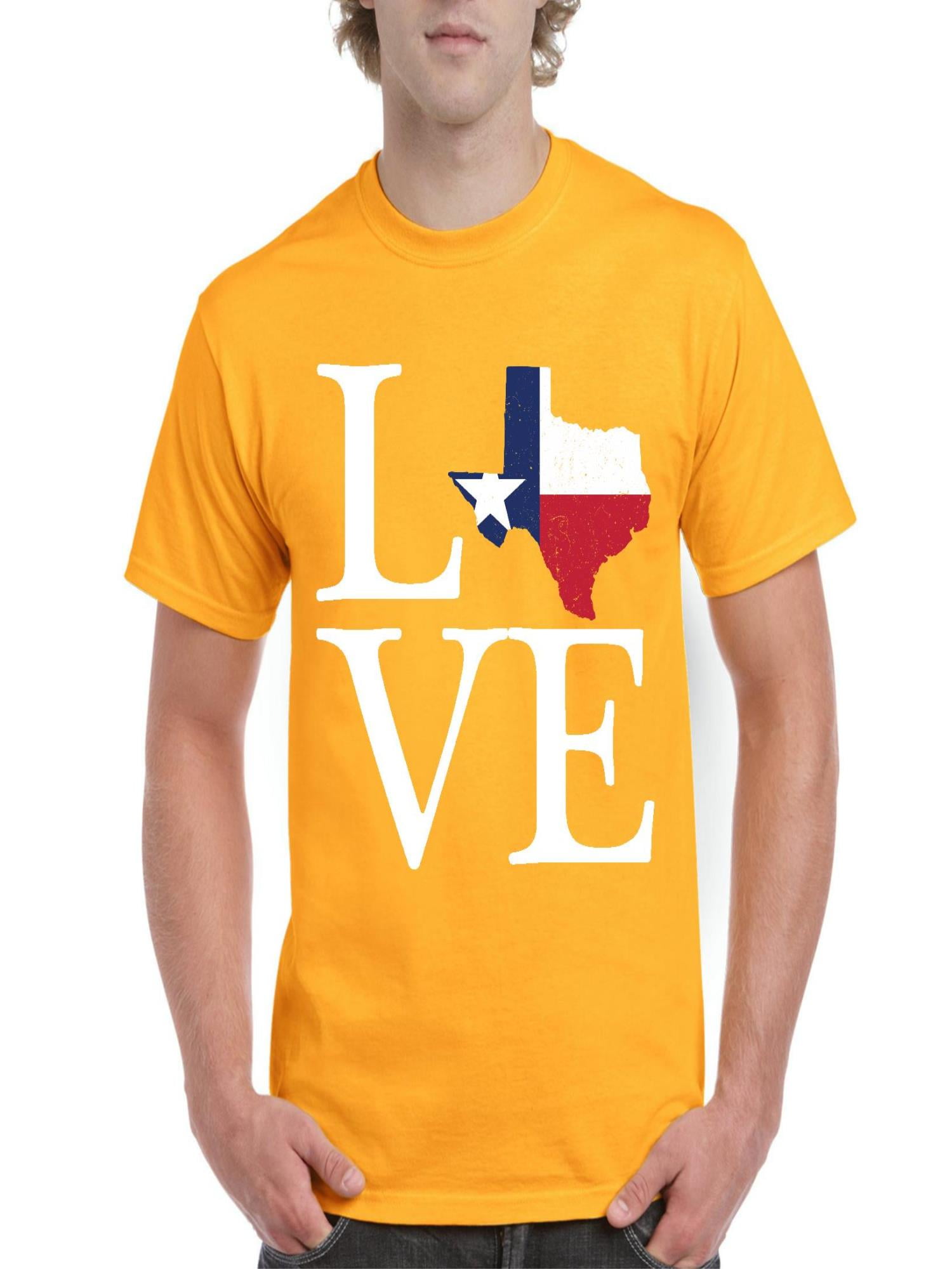 NIB - Men's T-Shirt Short Sleeve - Texas Flag - Walmart.com