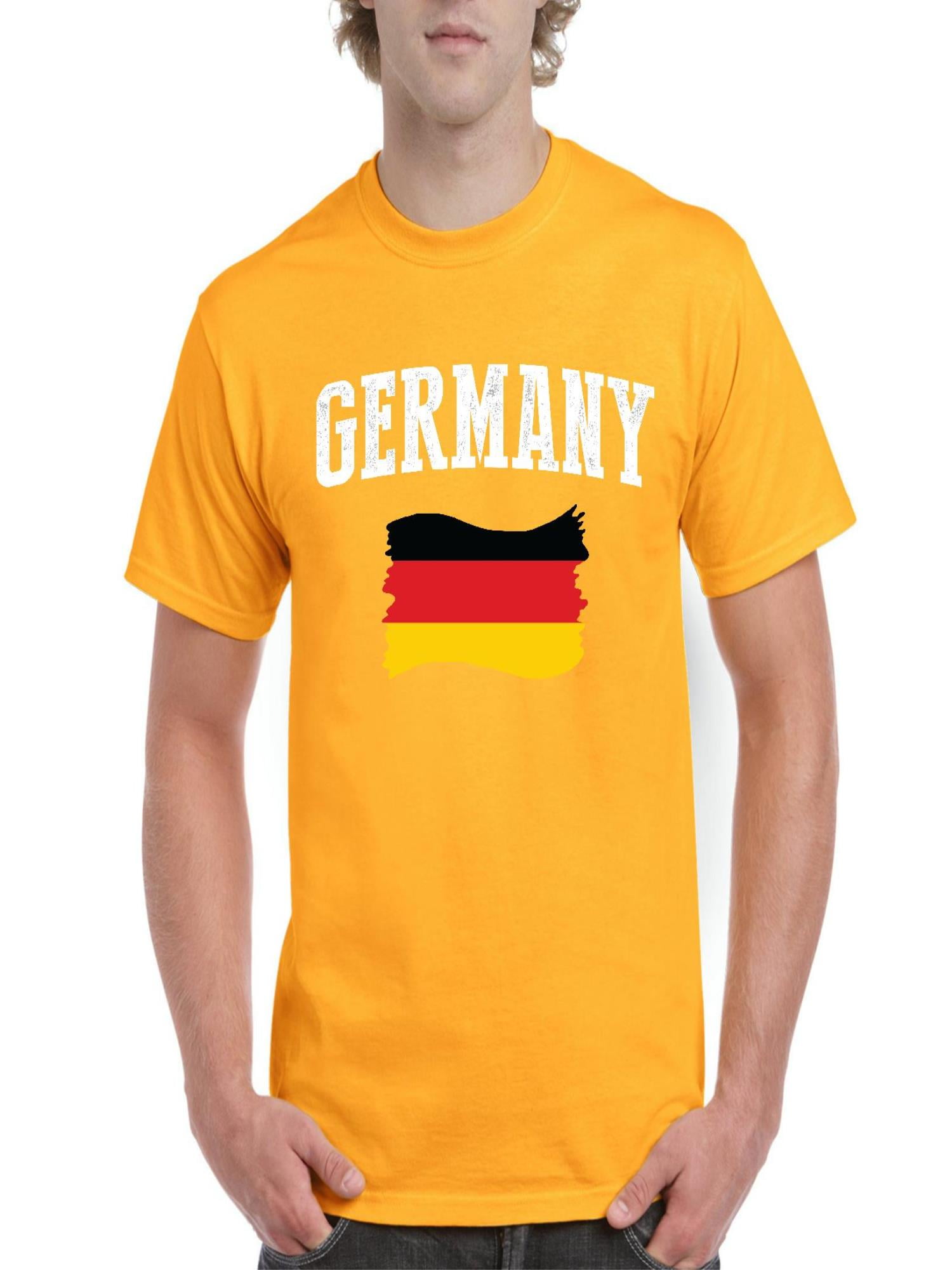 NIB - Men's T-Shirt Short Sleeve - Germany Flag - Walmart.com
