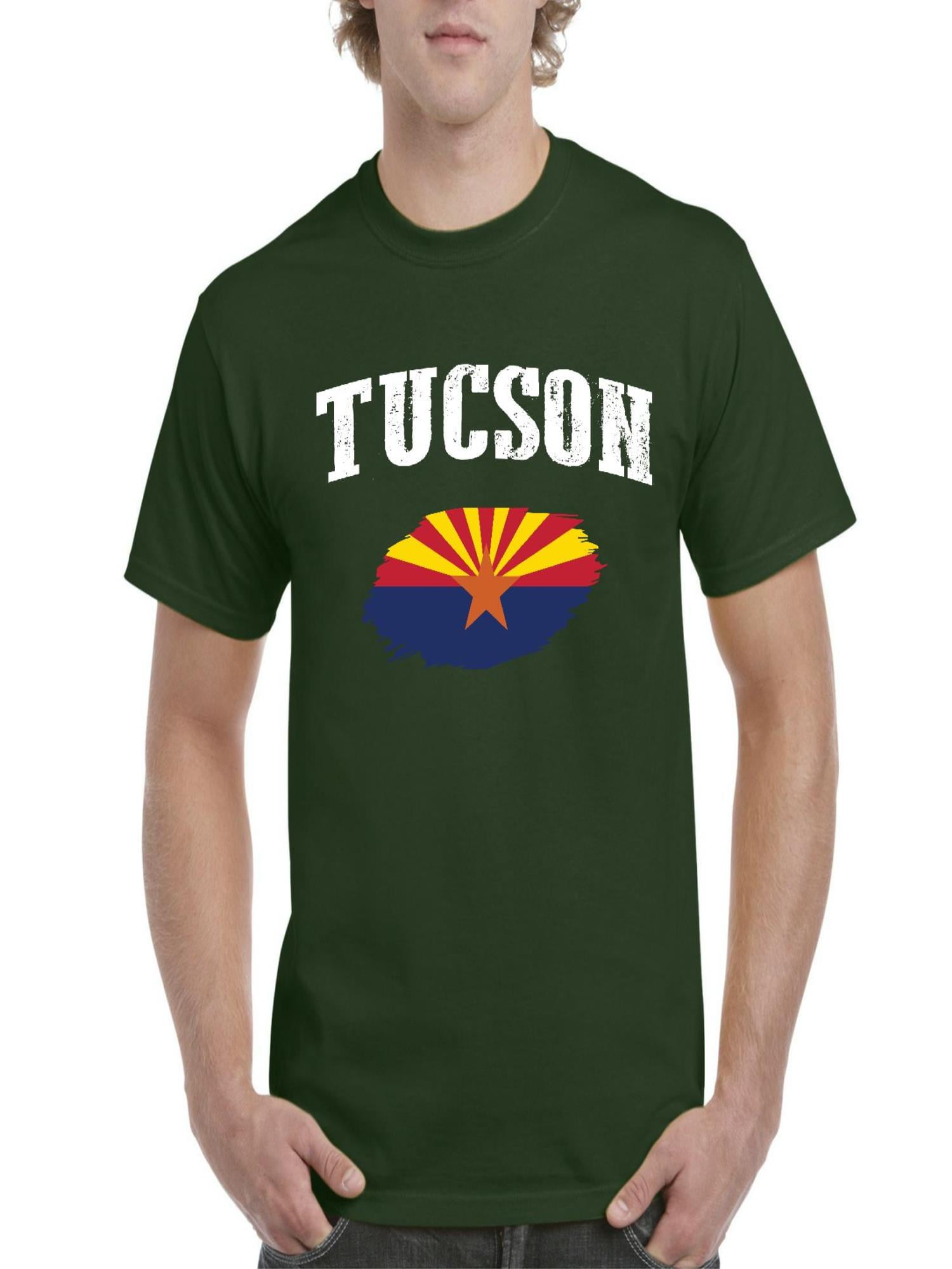 NIB - Men's T-Shirt Short Sleeve - Tucson Arizona Flag - Walmart.com