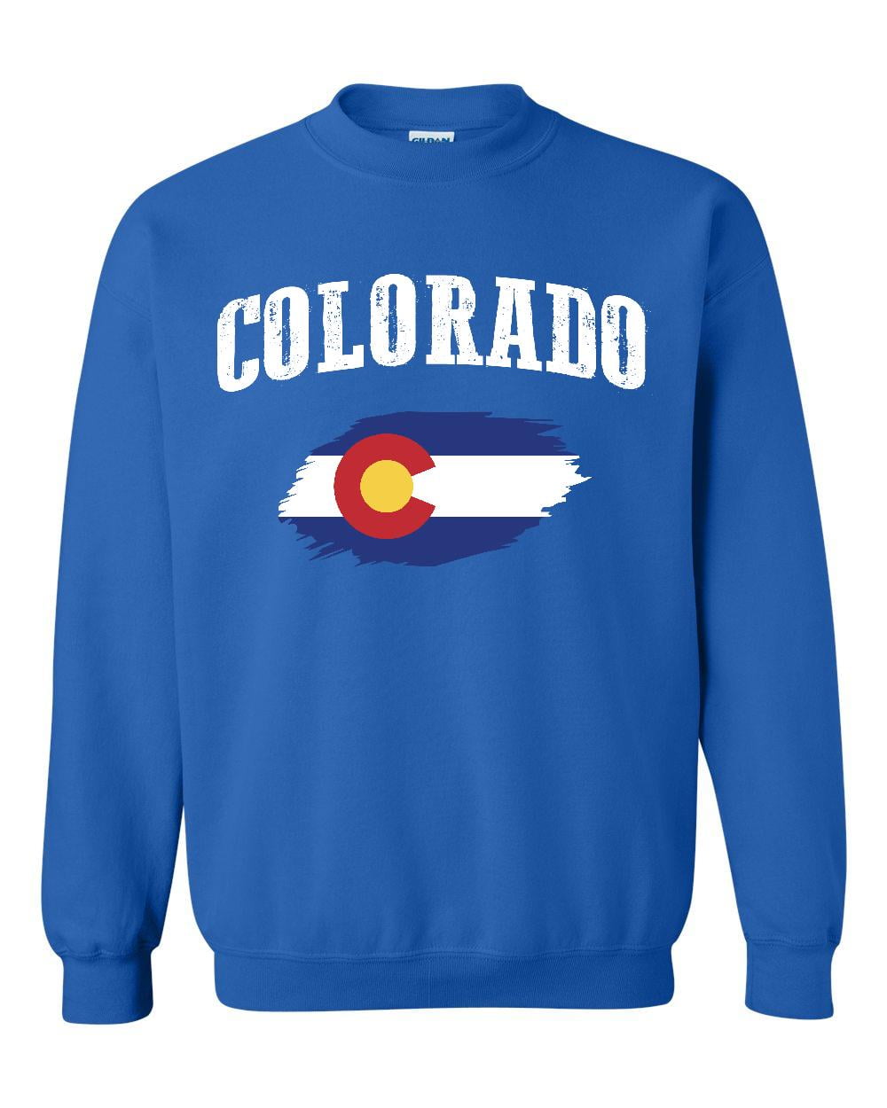 NIB - Mens Sweatshirts and Hoodies - Colorado Flag - Walmart.com