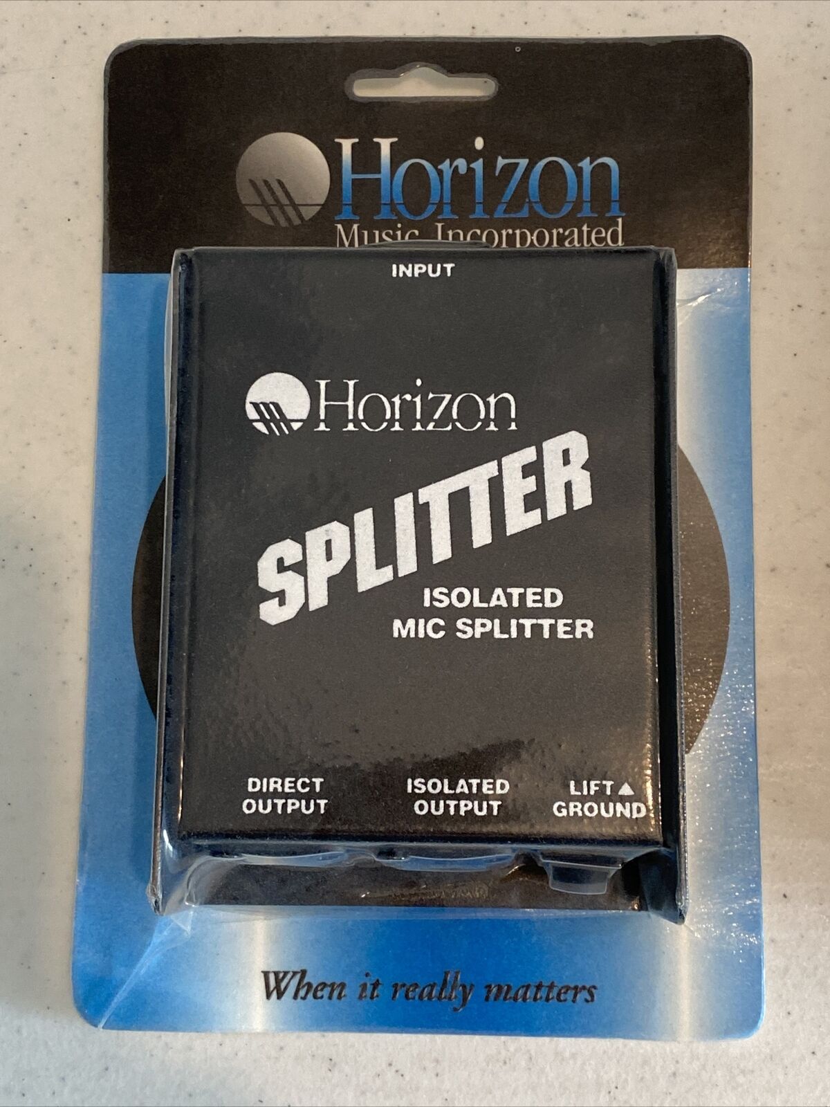 NIB Rapco Horizon MS-1 Isolated Mic Splitter W/ Ground Lift Switch ...