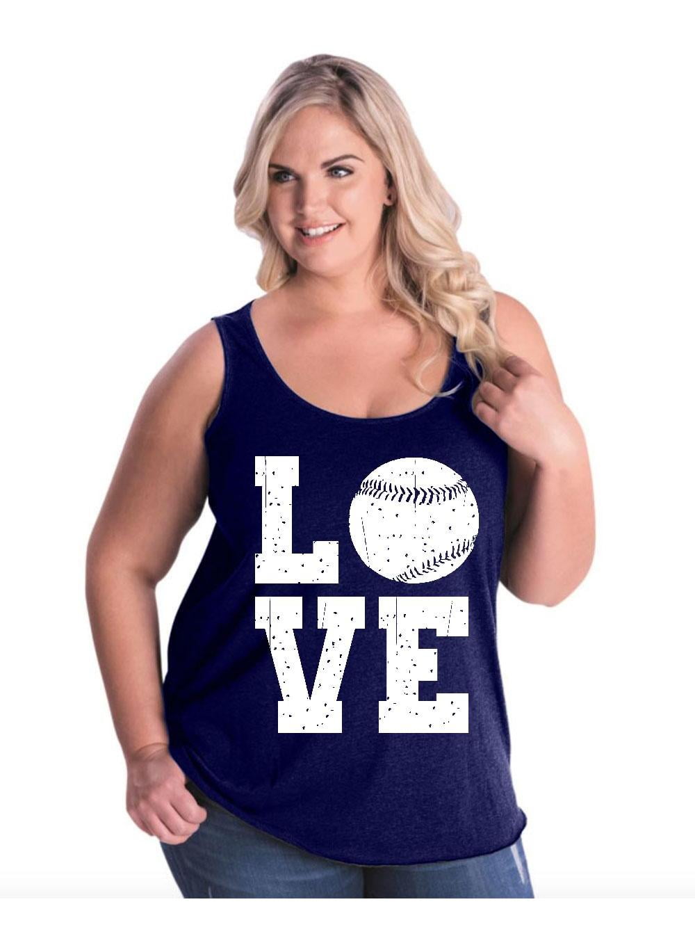 NIB - Women's Plus Size Tank Top - Baseball - Walmart.com