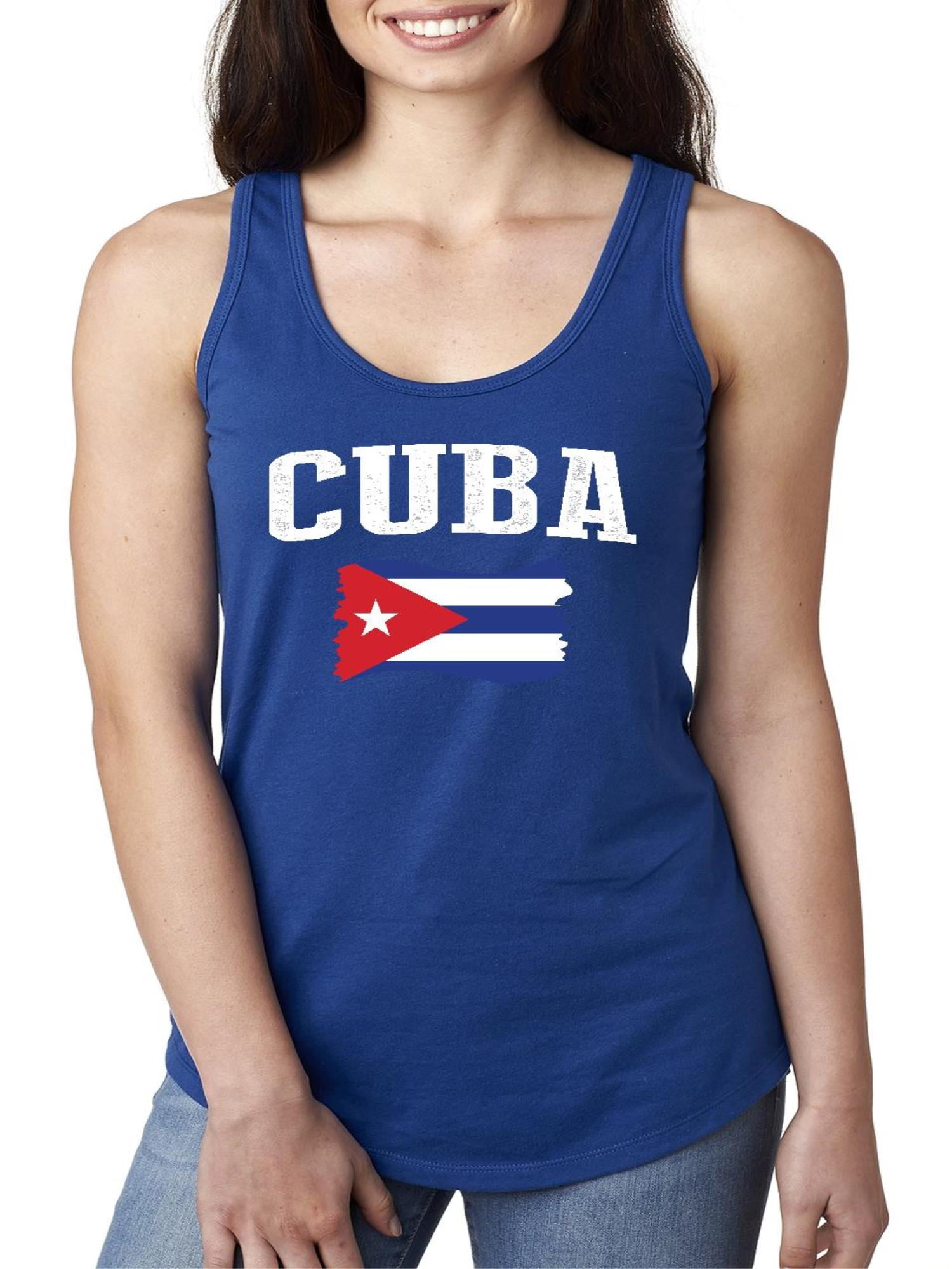 NIB - Women's Racerback Tank Top - Cuba - Walmart.com