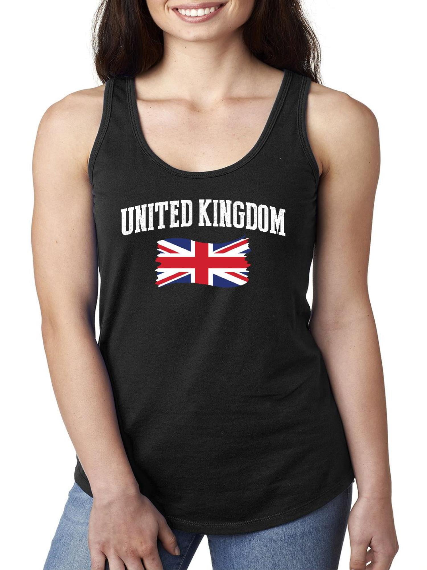 NIB - Women's Racerback Tank Top - United Kingdom British Flag ...