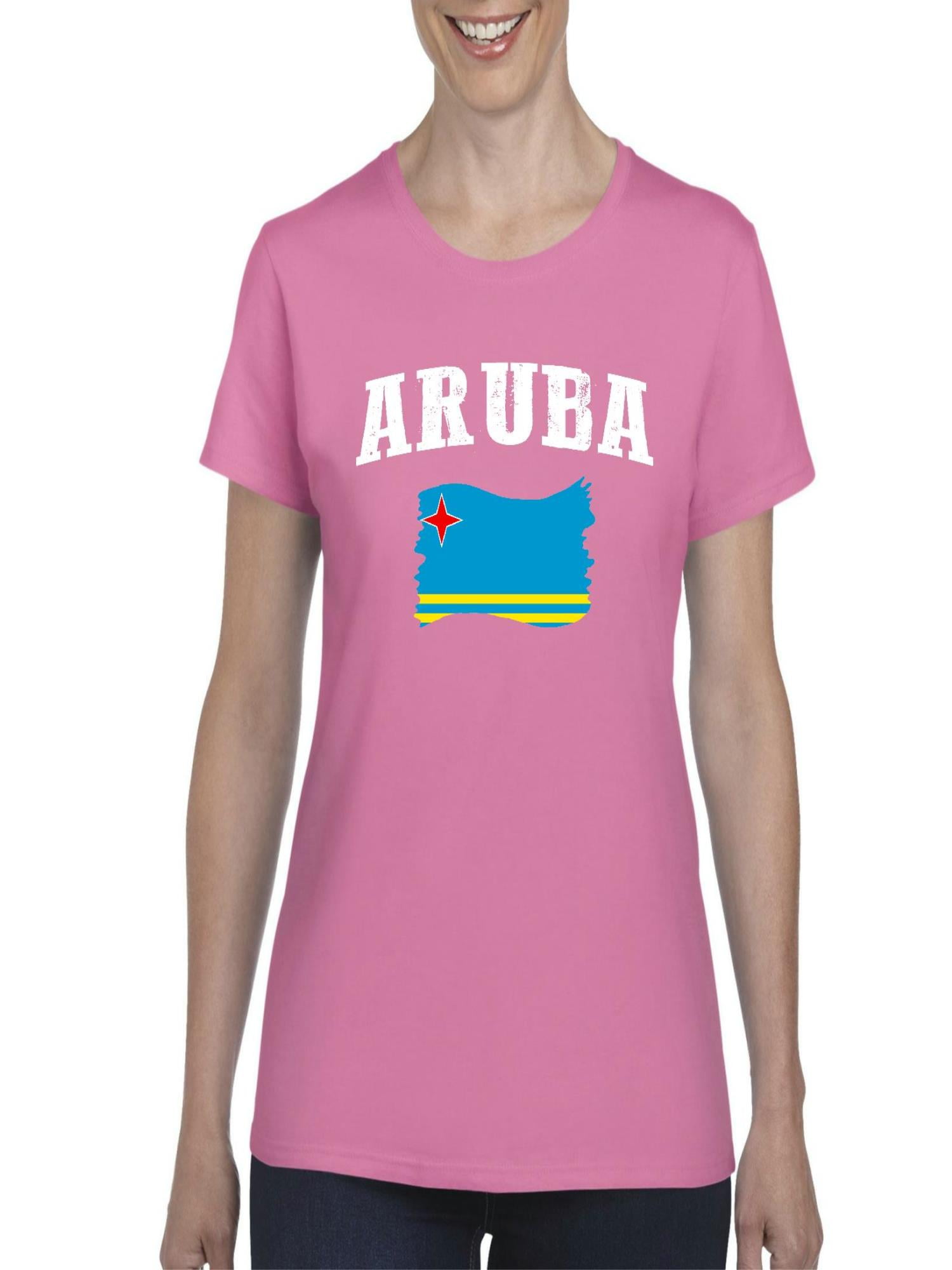 NIB - Women's T-Shirt Short Sleeve - Aruba - Walmart.com