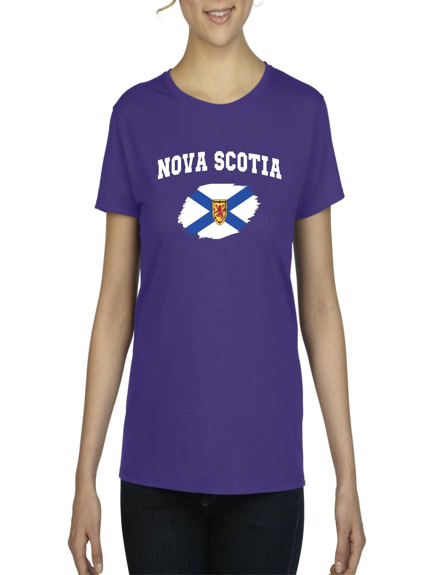NIB - Women's T-Shirt Short Sleeve - Canada Nova Scotia - Walmart.com