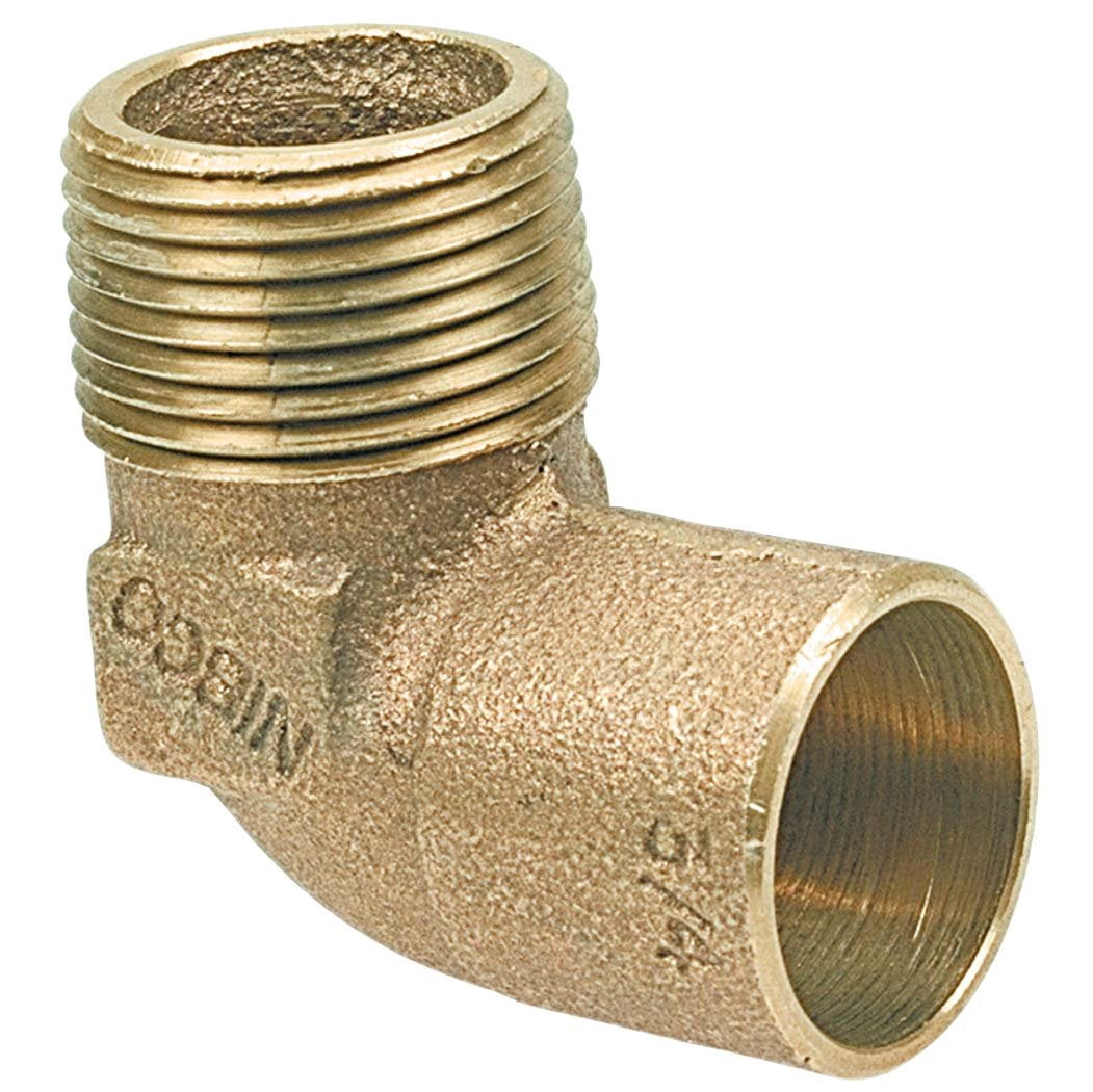 NIBCO 707-4-LF 1/2 C X M 90 Degree Elbow Cast - Walmart.com