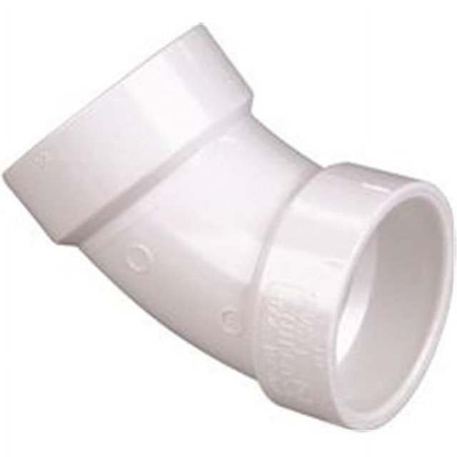 NIBCO 92502 Drain Waste Vent PVC Bend, 0.125 x 2 in. - Walmart.com