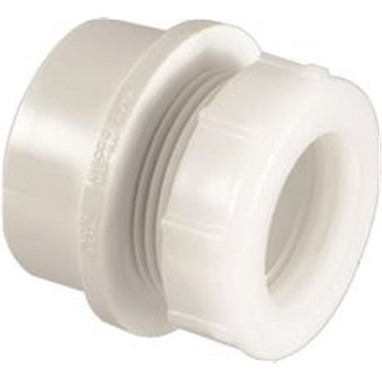 NIBCO 928011 Drain Waste Vent PVC Trap Adapter Male, 1.5 in. - Walmart.com