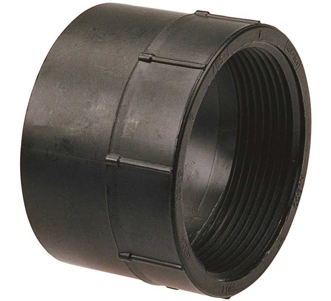 NIBCO C5803HD3 Drain, Waste & Vent Adapter: 3" Fitting, Hub x FIPT ...