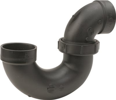 NIBCO C5895HD2 2 in. ABS DWV Hub x Hub P-Trap - Walmart.com