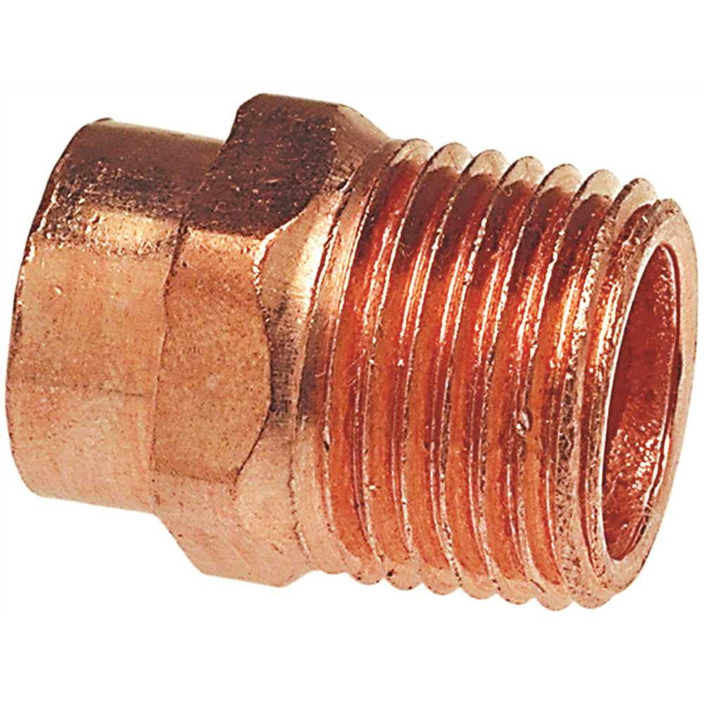 NIBCO I60434 3/4 in. Copper Pressure Cup x MIP Adapter Fitting ...