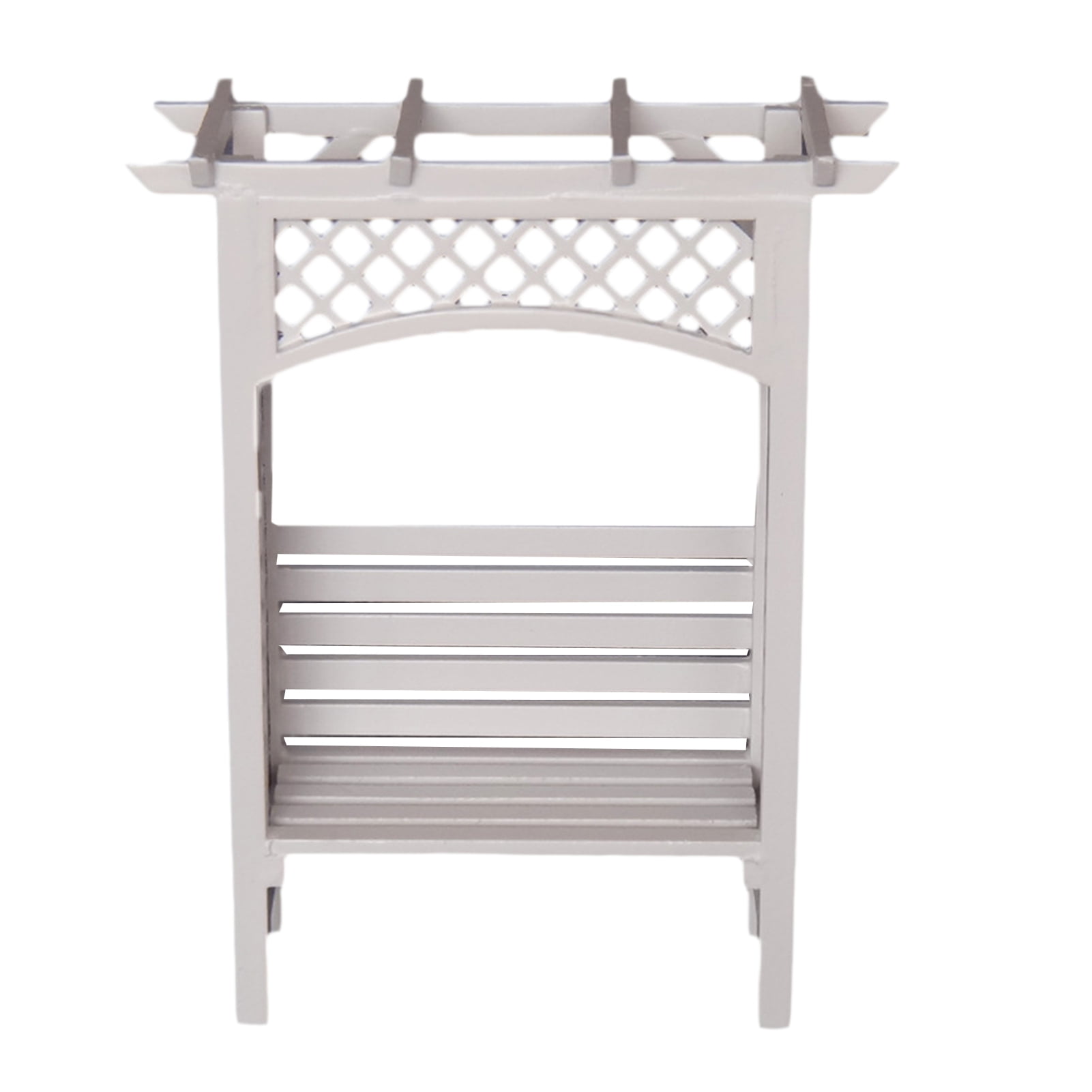 NIBOLOG 1/12 Scale Grape Trellis Vine Shelf - Model Dollhouse Miniature ...