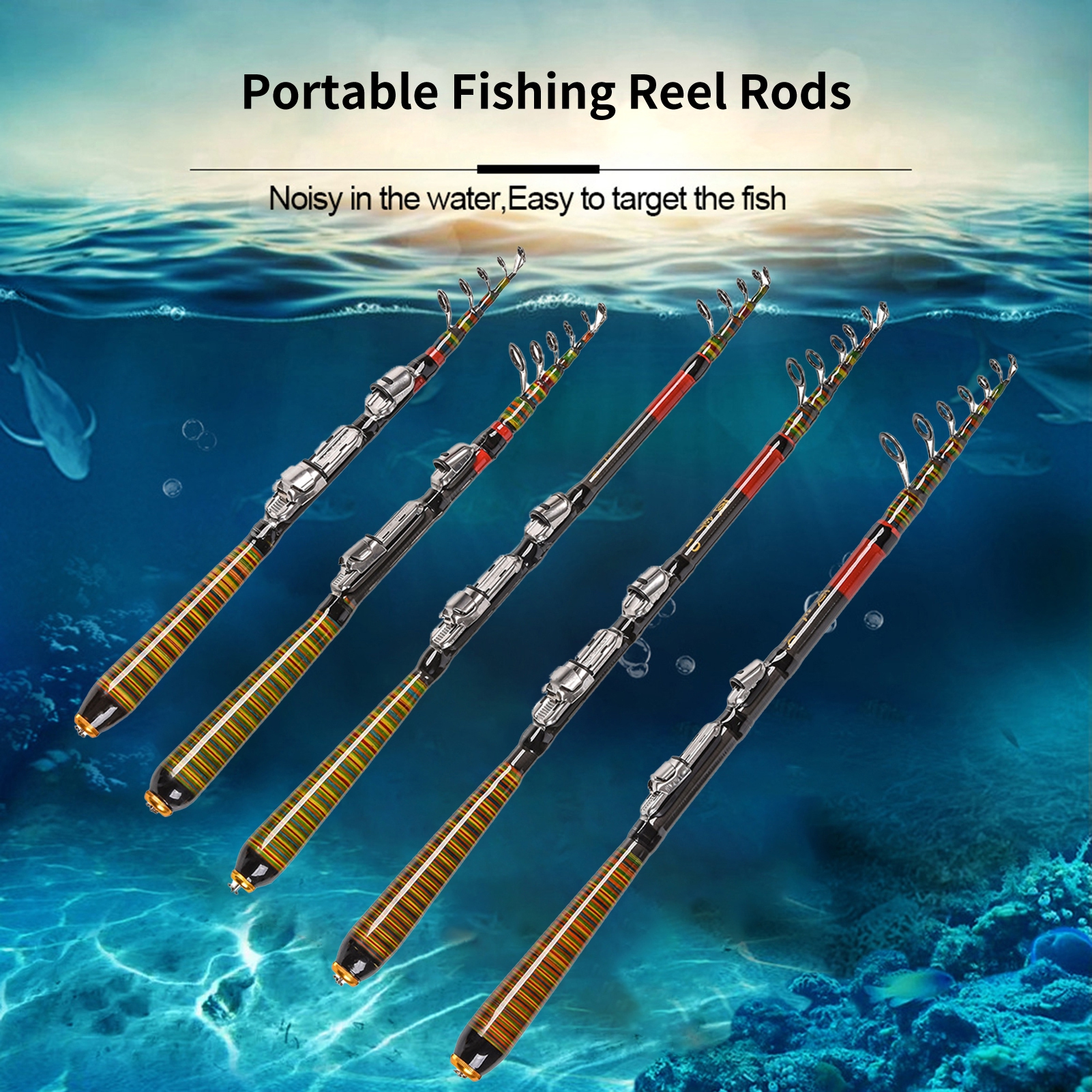NIBOLOG 1.2/1.5/1.8/2.1/2.4m Fishing Rod Ultralight High Toughness Anti ...