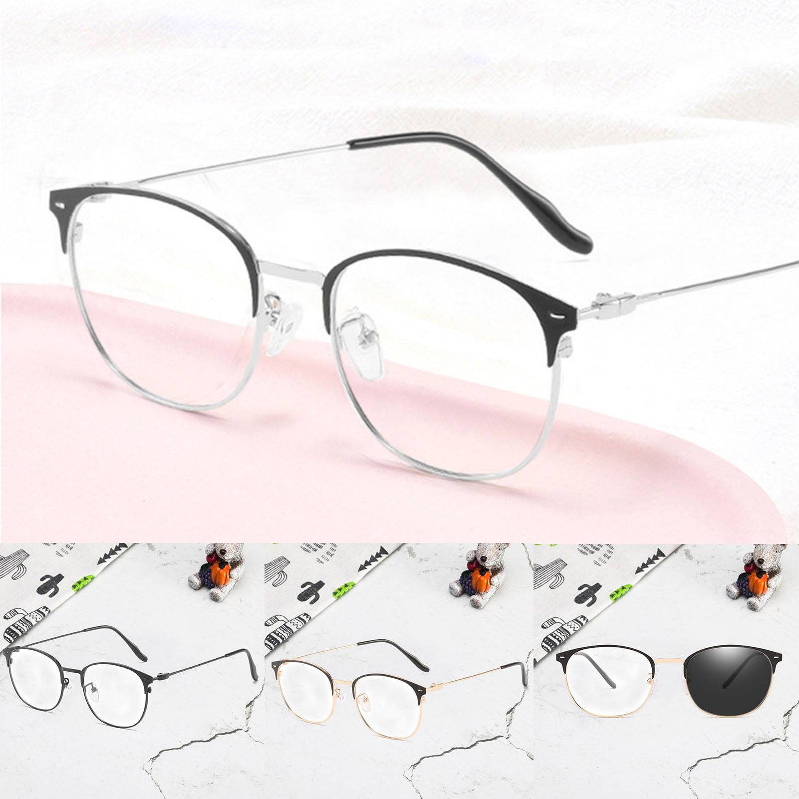 NIBOLOG 1 Pair Anti blue Light Anti Eyestrain Change Color Anti ...