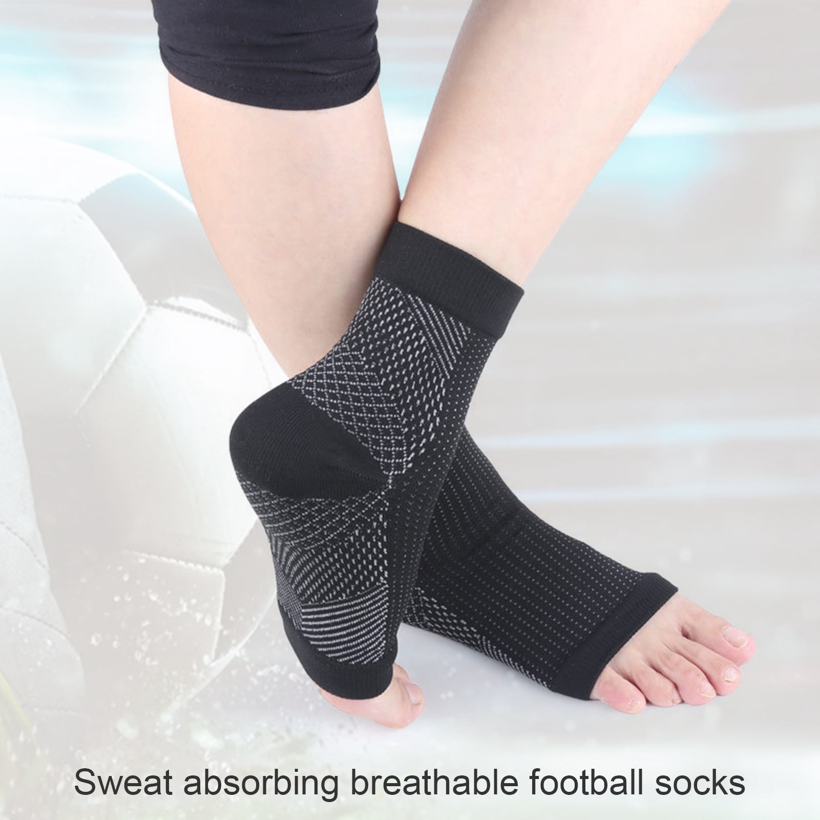 NIBOLOG 1 Pair Plantar Fasciitis Socks Arch Support Soft Breathable ...