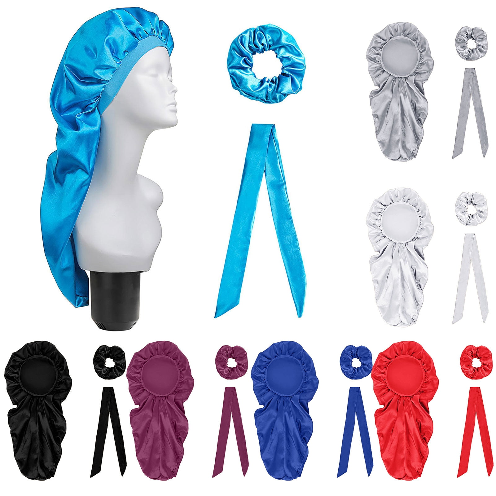 NIBOLOG 1 Set Sleeping Cap Adjustable Anti-static Fake Stain Wide ...