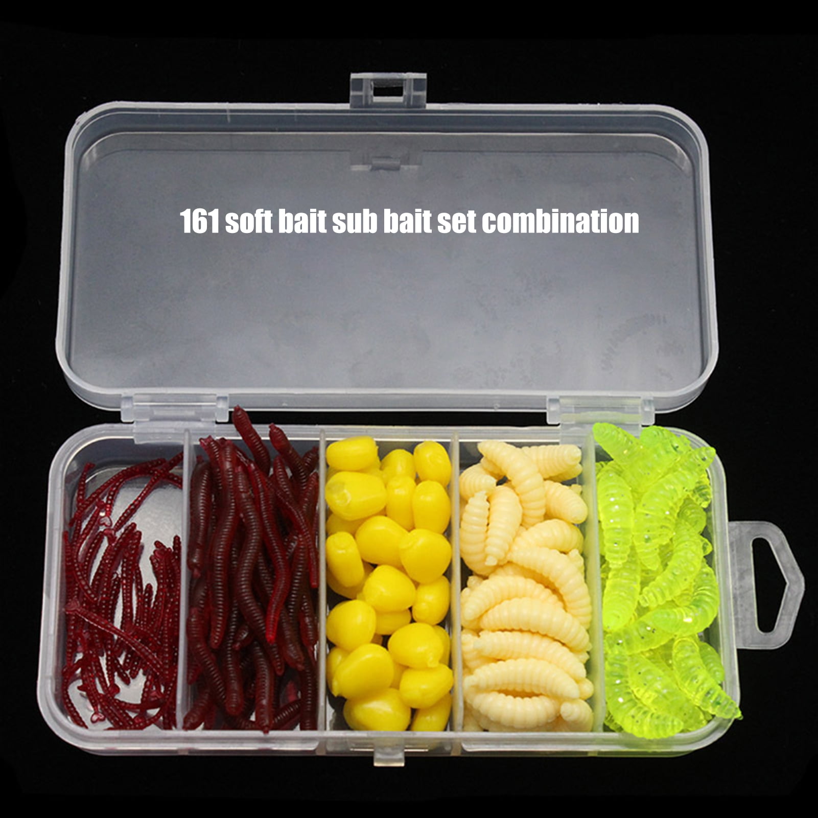 NIBOLOG 161Pcs/Set PVC Soft Bait Realistic Wear-Resistant Rust ...
