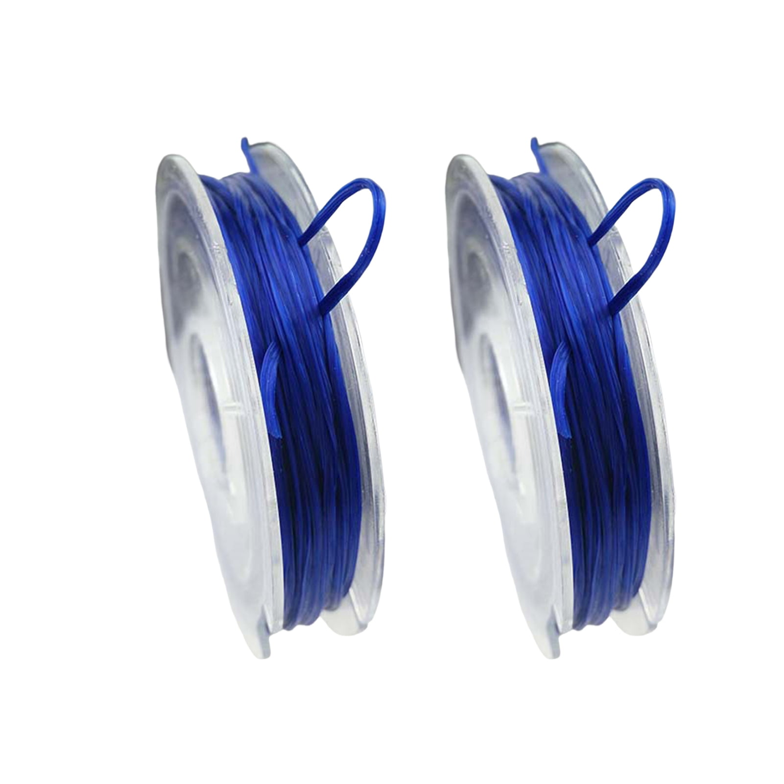 NIBOLOG 2 Roll Beading Rope - Reusable DIY Plastic Necklace Bracelet ...