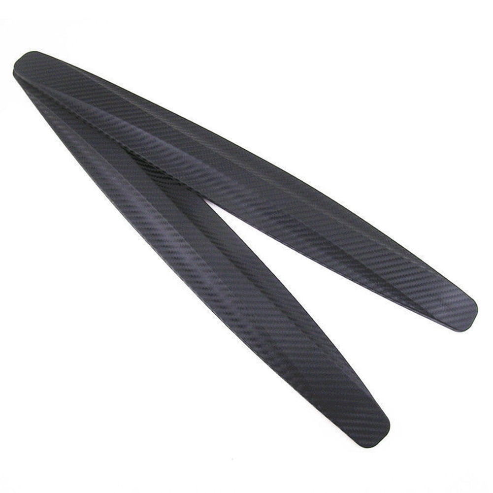 NIBOLOG 2Pcs Carbon Fiber Texture Car SUV Bumper - Edge Guard Strip ...