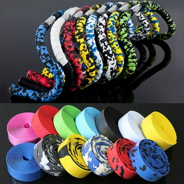 EVA Road Bike Red Handlebar Tape, Bicycle Handle Bar Cycling Wraps with ...