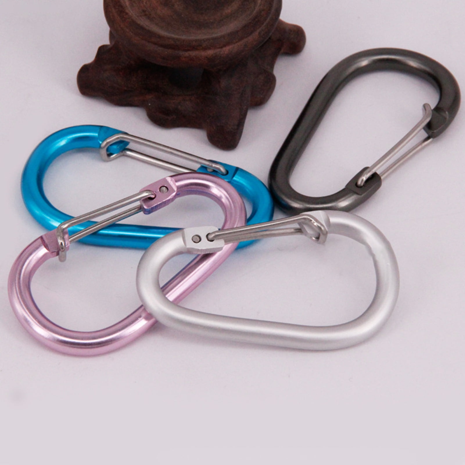 NIBOLOG 3Pcs Waterproof Aluminum Alloy Hook Buckle D-ring Practical ...