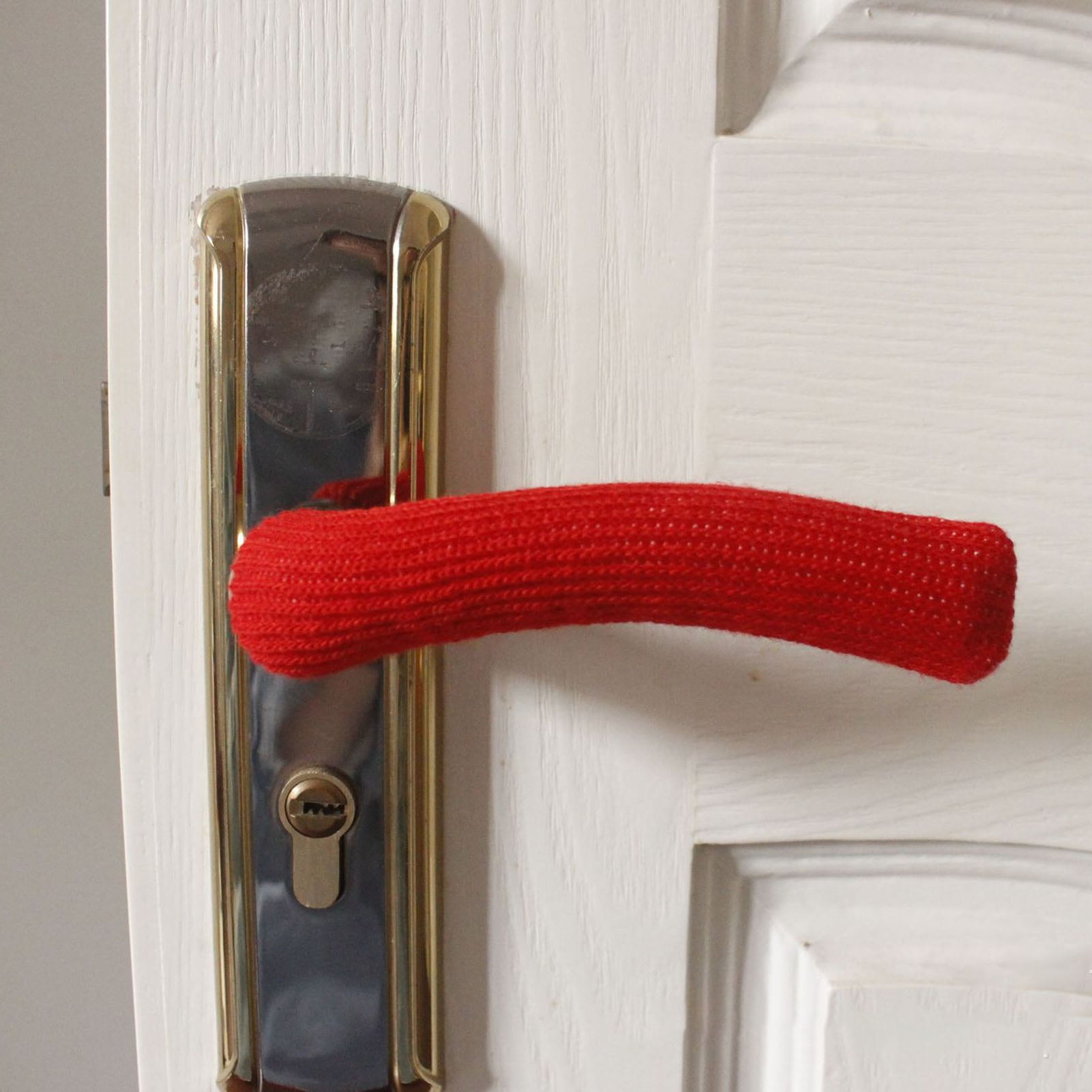 NIBOLOG 4Pcs Double Layer Door Handle Cover Fine Workmanship Eco ...